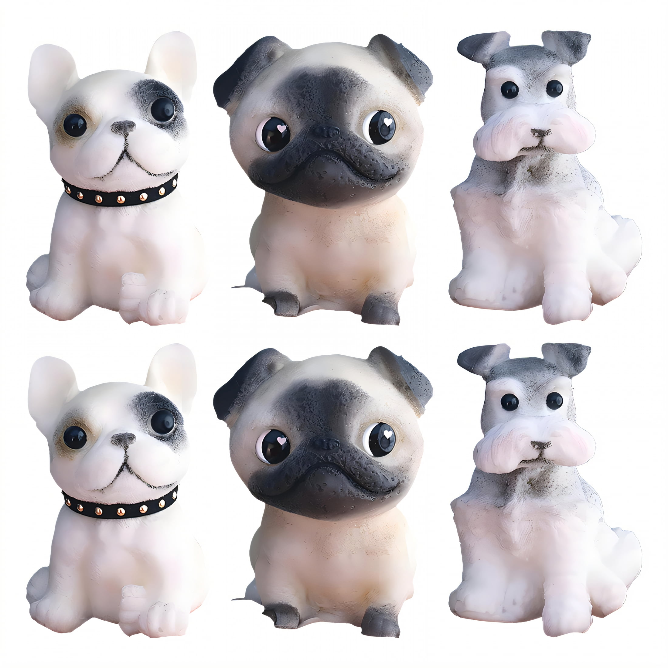 BESTSKY 6Pcs Figette Toys,Cute Bounce Squeeze Toys,Stress Relief ...