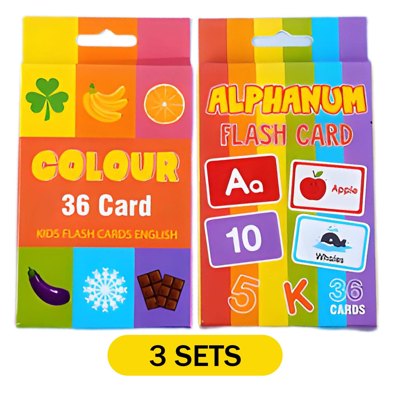 BESTSKY 6Pcs Flash Cards,Visual Stimulation Toddler Flash Cards,Flashcard Training Flashcards ...