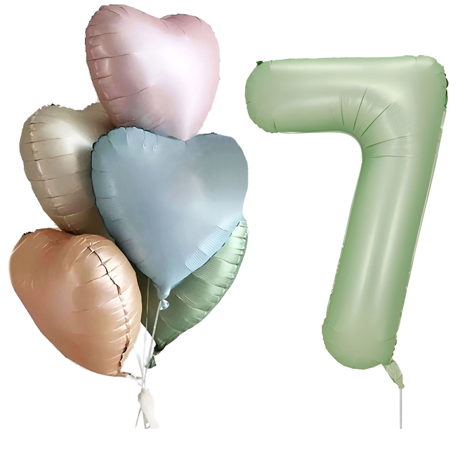 BESTSKY 6Pcs Number Balloons,Customized Party Decoration Balloons for ...