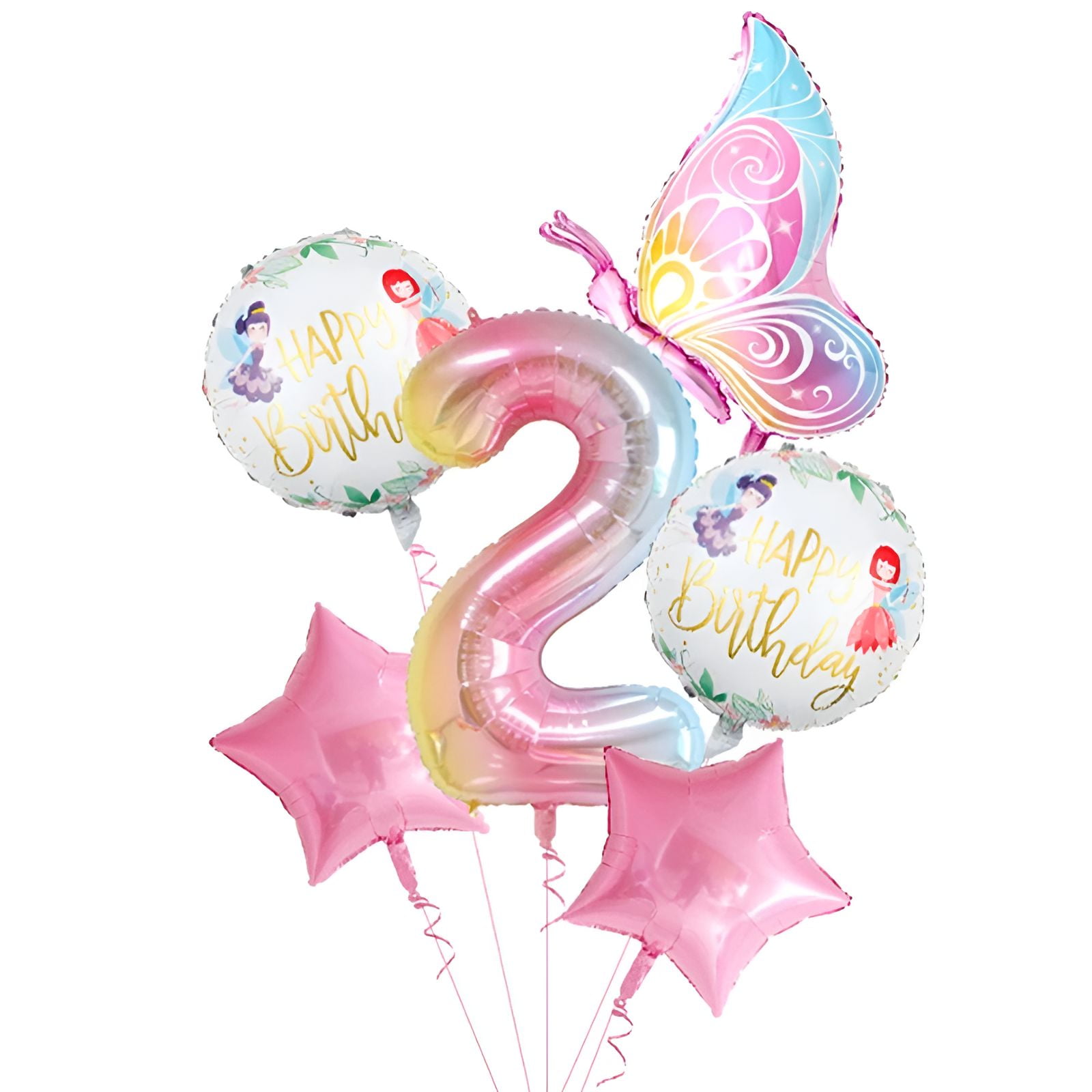 BESTSKY 6Pcs Number Balloons,Energetic Birthday Pairing Party ...