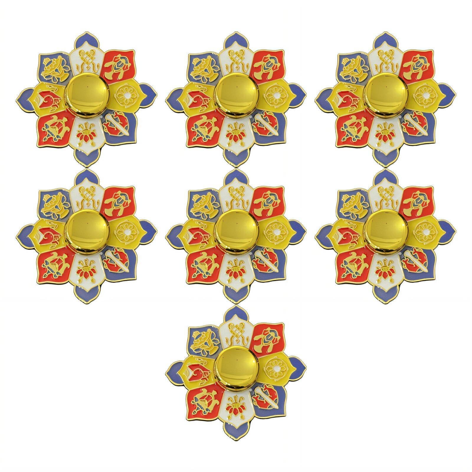 BESTSKY 7Pcs Fidget Toys,Rotation Metal Fidget Toy,Easter Gifts for ...