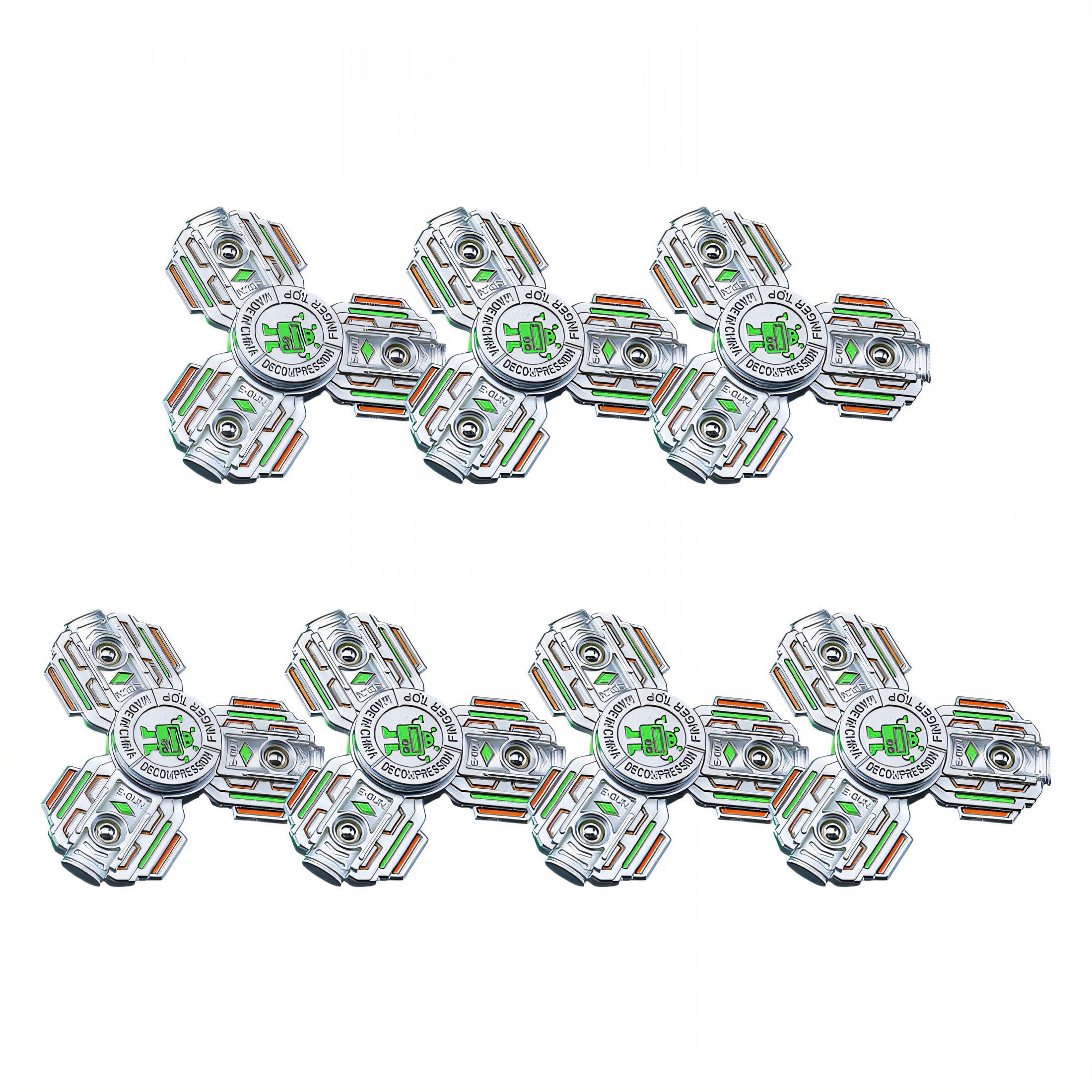 BESTSKY 7Pcs Fidget Spinners,Hypnotic Spinning Effect Sensory Toys ...