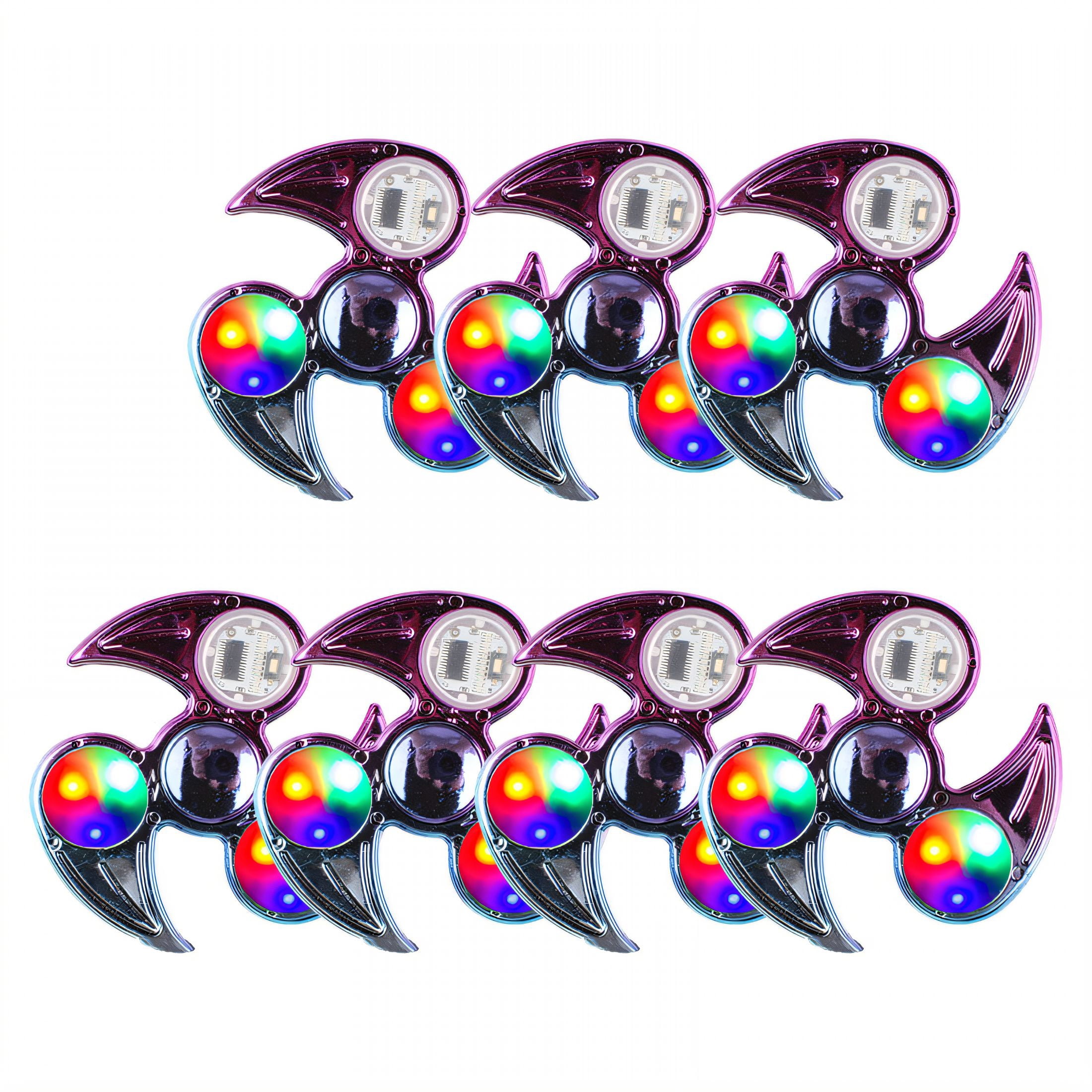 BESTSKY 7Pcs Fidget Spinners,Spinning Light Effect Sensory Toys,Cute ...