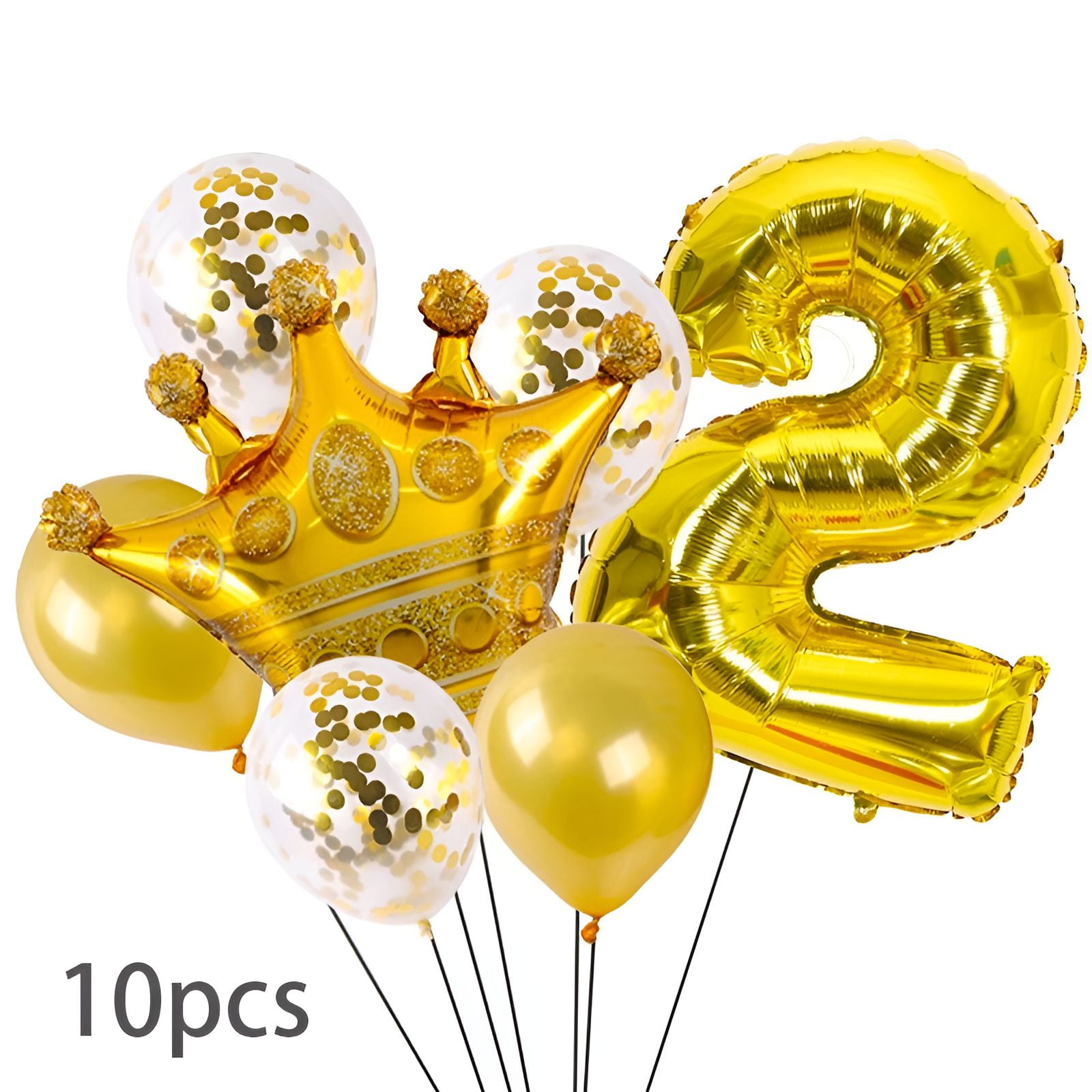 BESTSKY 80Pcs Number Balloons,Unique Party Decoration Balloons for ...