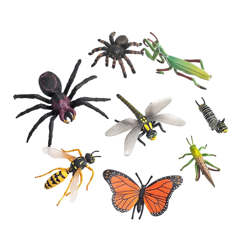 BESTSKY 8Pcs Fake Bugs,Multi Angle Appeal Prank Stuff,Collectible ...