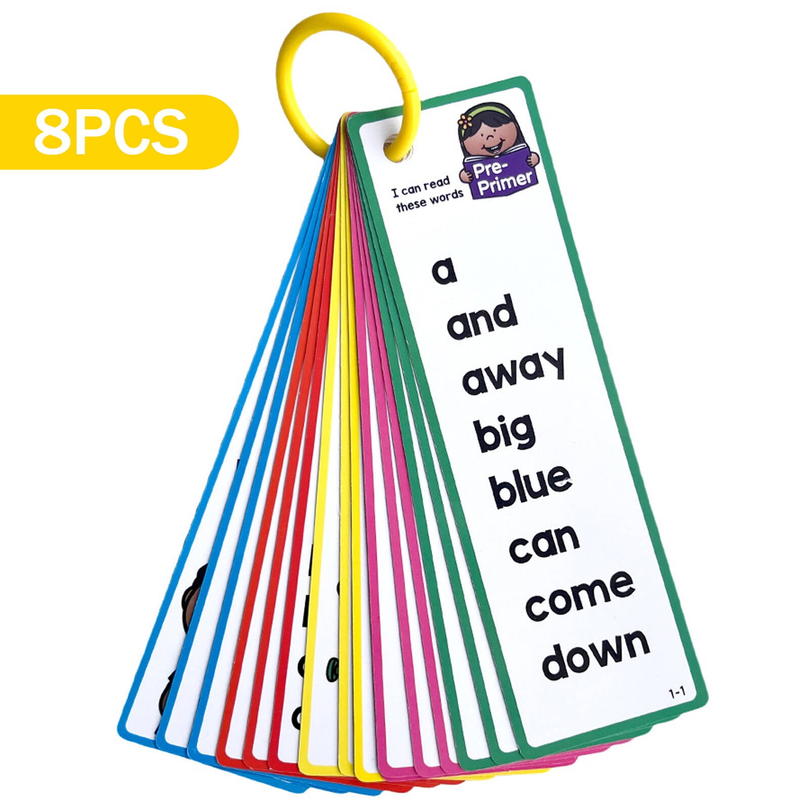 BESTSKY 8Pcs Flash Cards,Visual Memory Flashcards Toddler Flash Cards ...