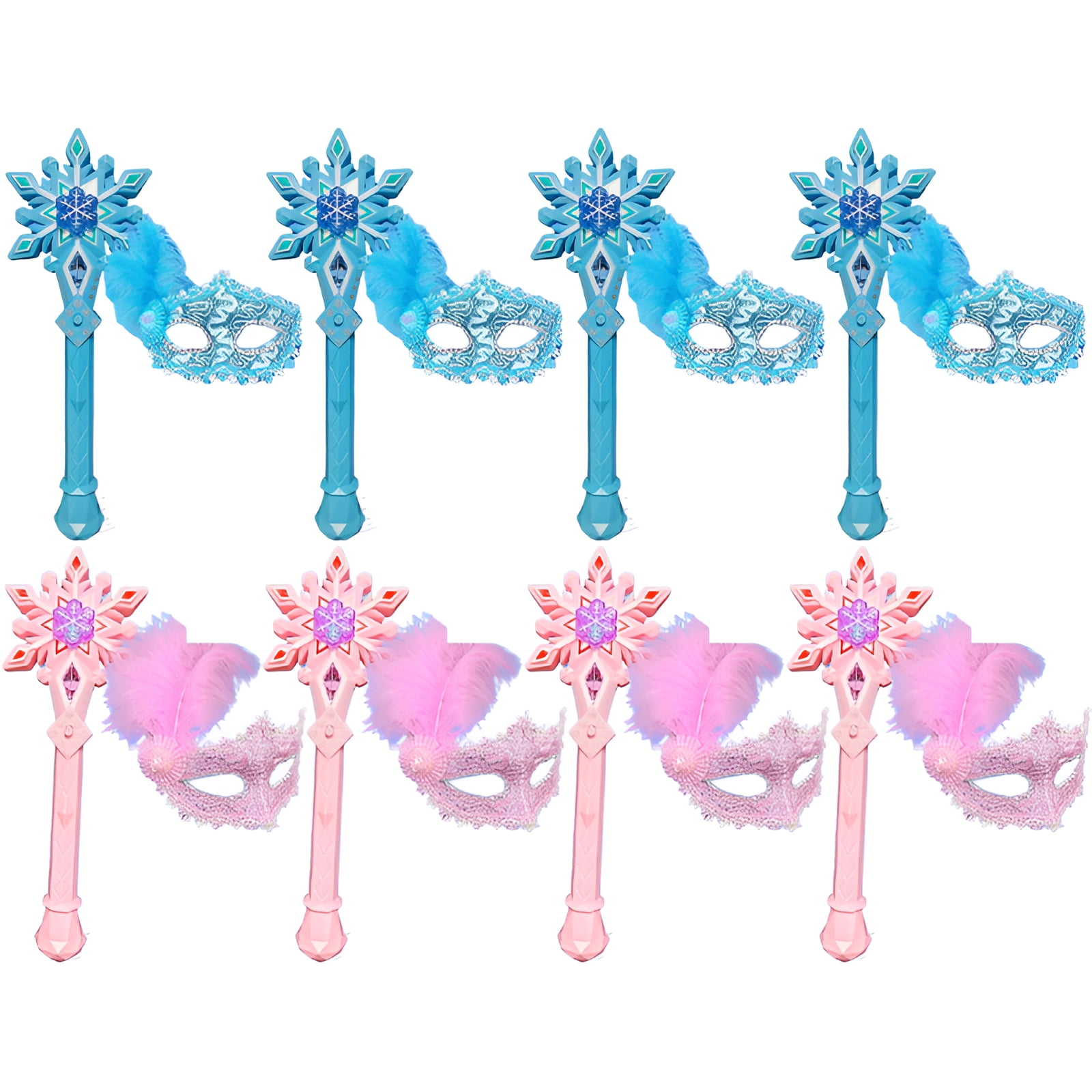 BESTSKY 8Pcs Glinda Wand,Premium Safe Core Magic Wand,Best Safe Texture ...