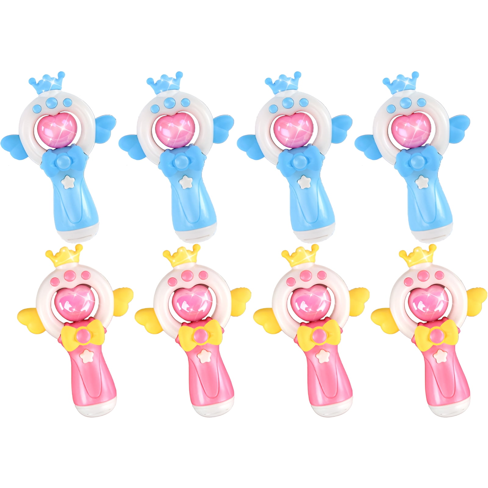 BESTSKY 8Pcs Glinda Wand,Shining Flicker Magic Wand,Glittering Flash ...