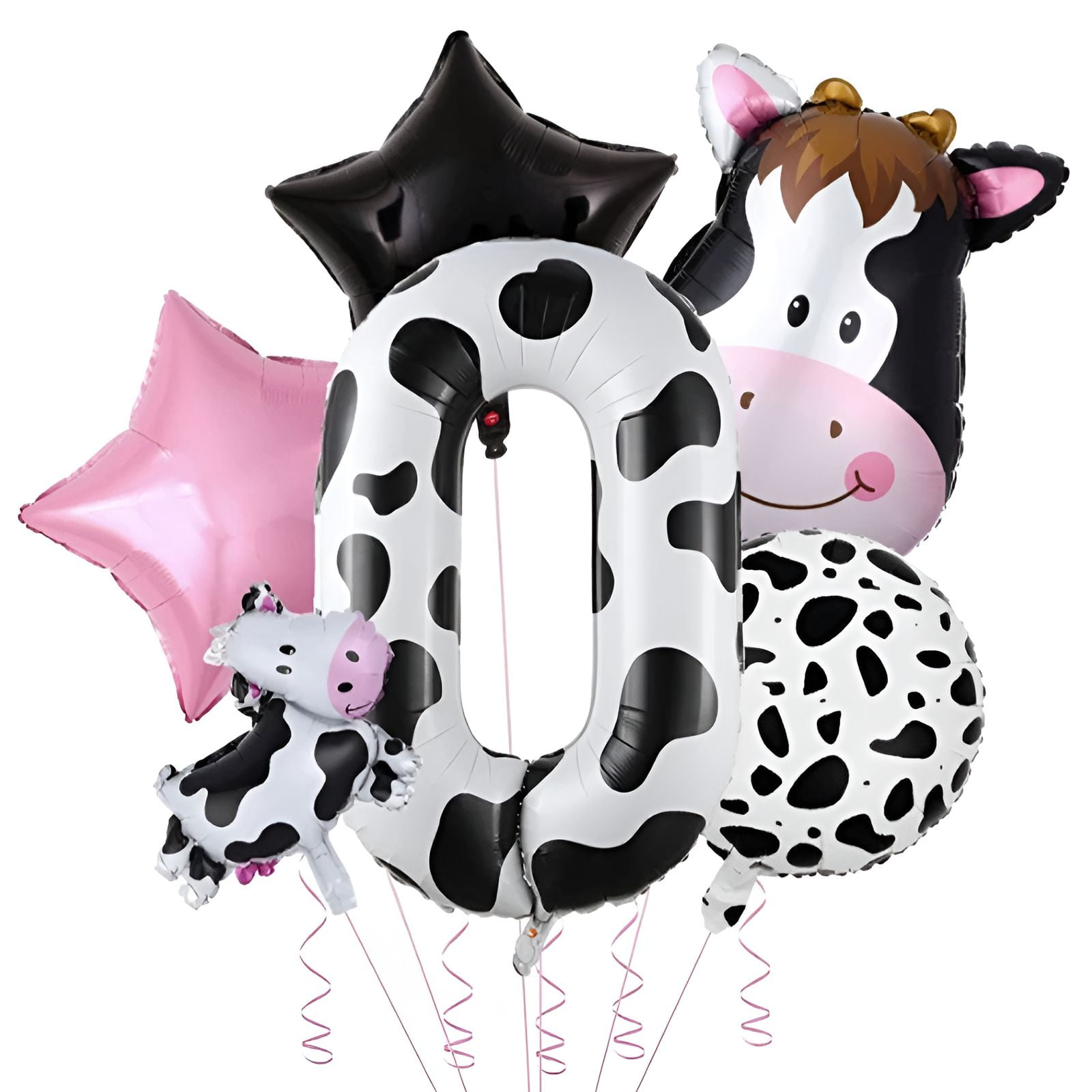 BESTSKY 8Pcs Number Balloons,Animal Shaped Balloons Birthday ...
