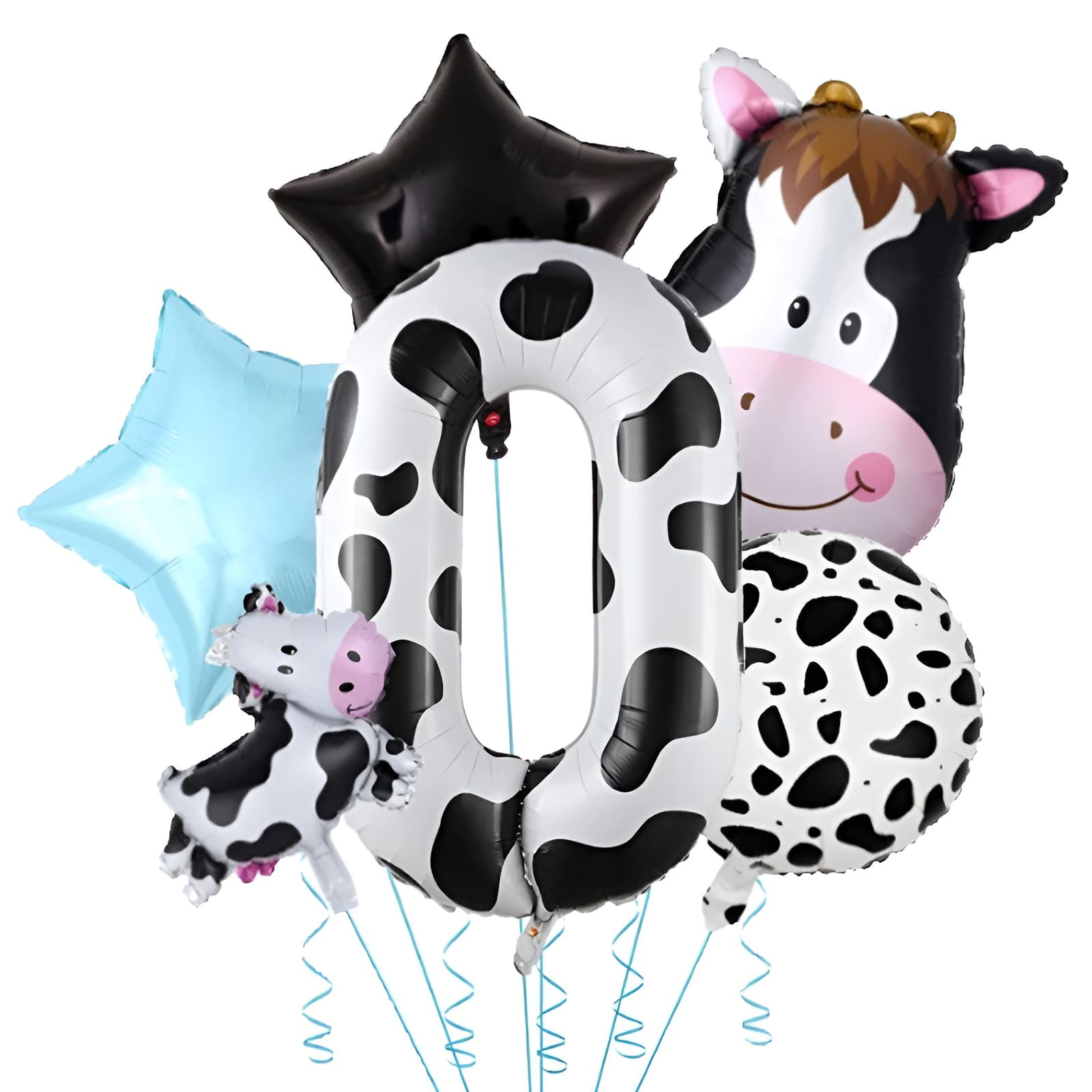BESTSKY 8Pcs Number Balloons,Lively Animal Balloons Balloons for ...