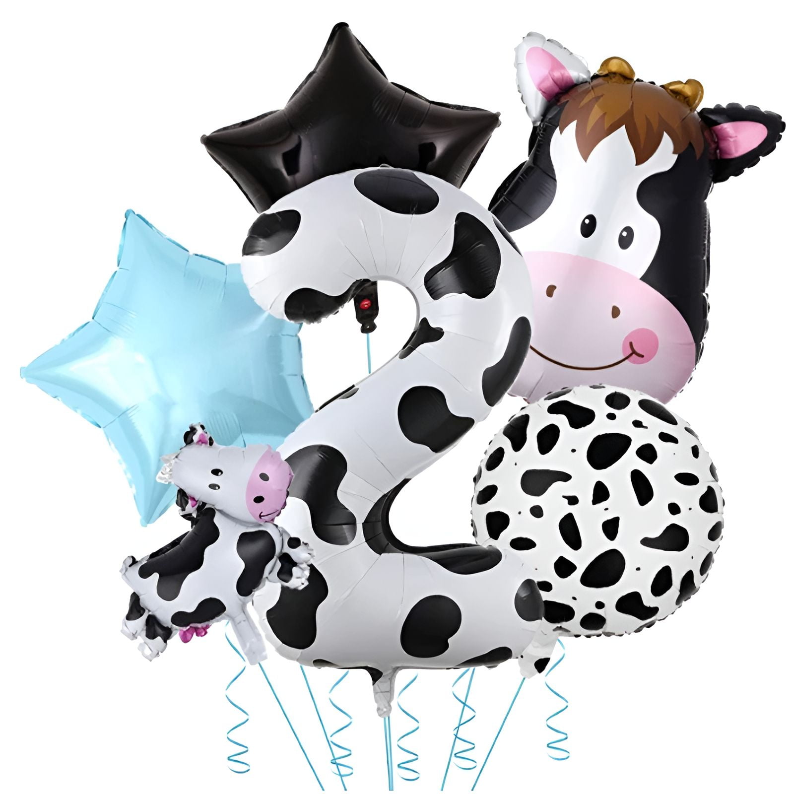 BESTSKY 8Pcs Number Balloons,Personalized Balloon Pairing Balloons for ...