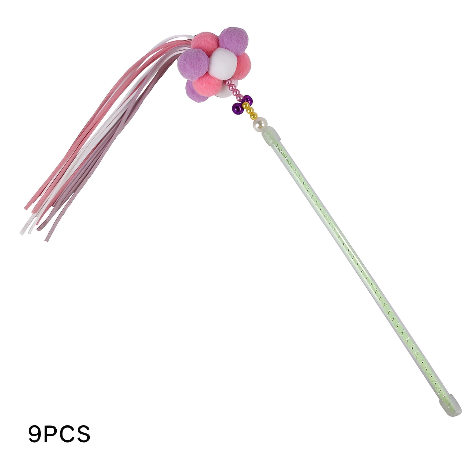 BESTSKY 9Pcs Cat Wand Toy,Kitten Supplies,Cat Interactive Toys for ...