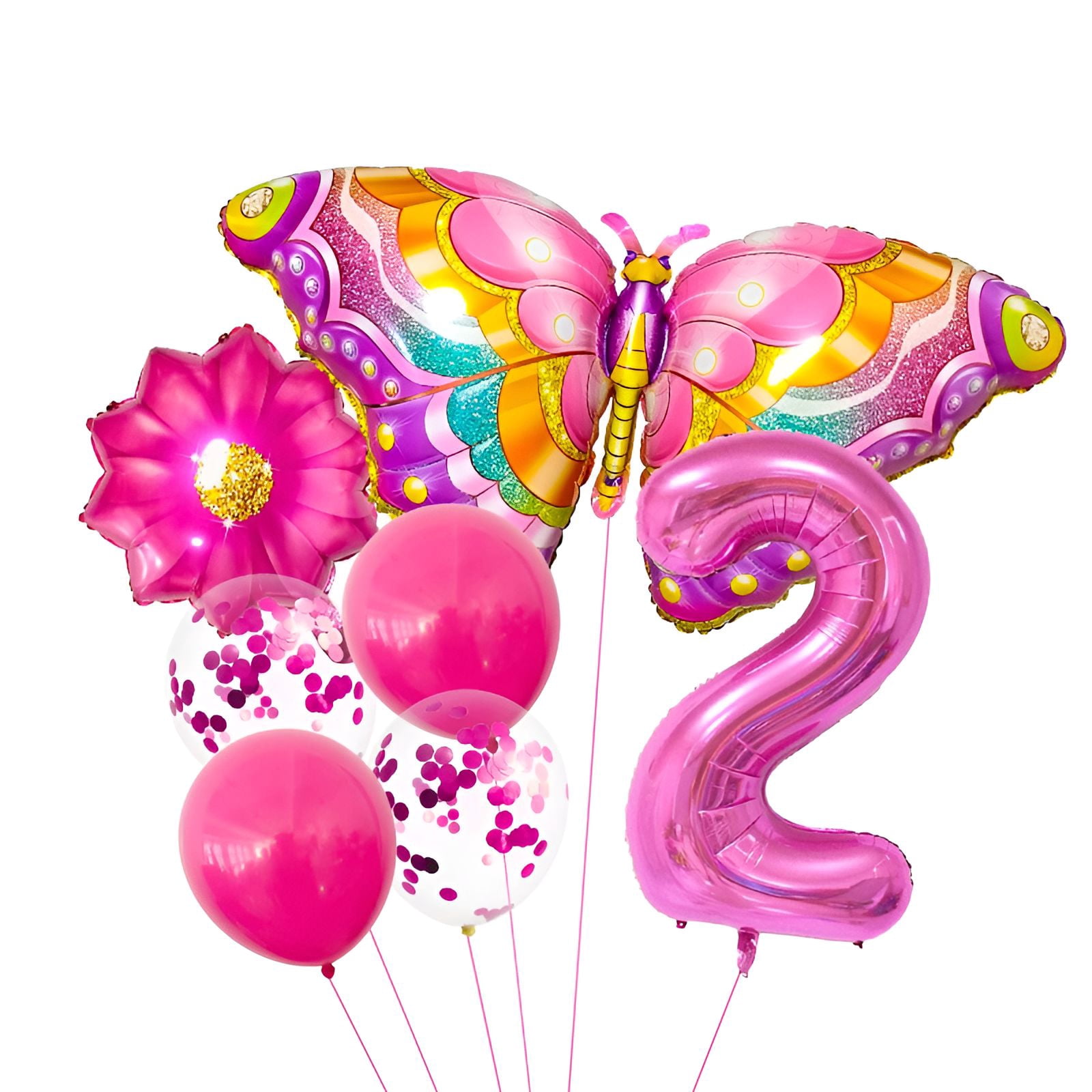BESTSKY 9Pcs Number Balloons,Creative Balloon Backdrop Party ...