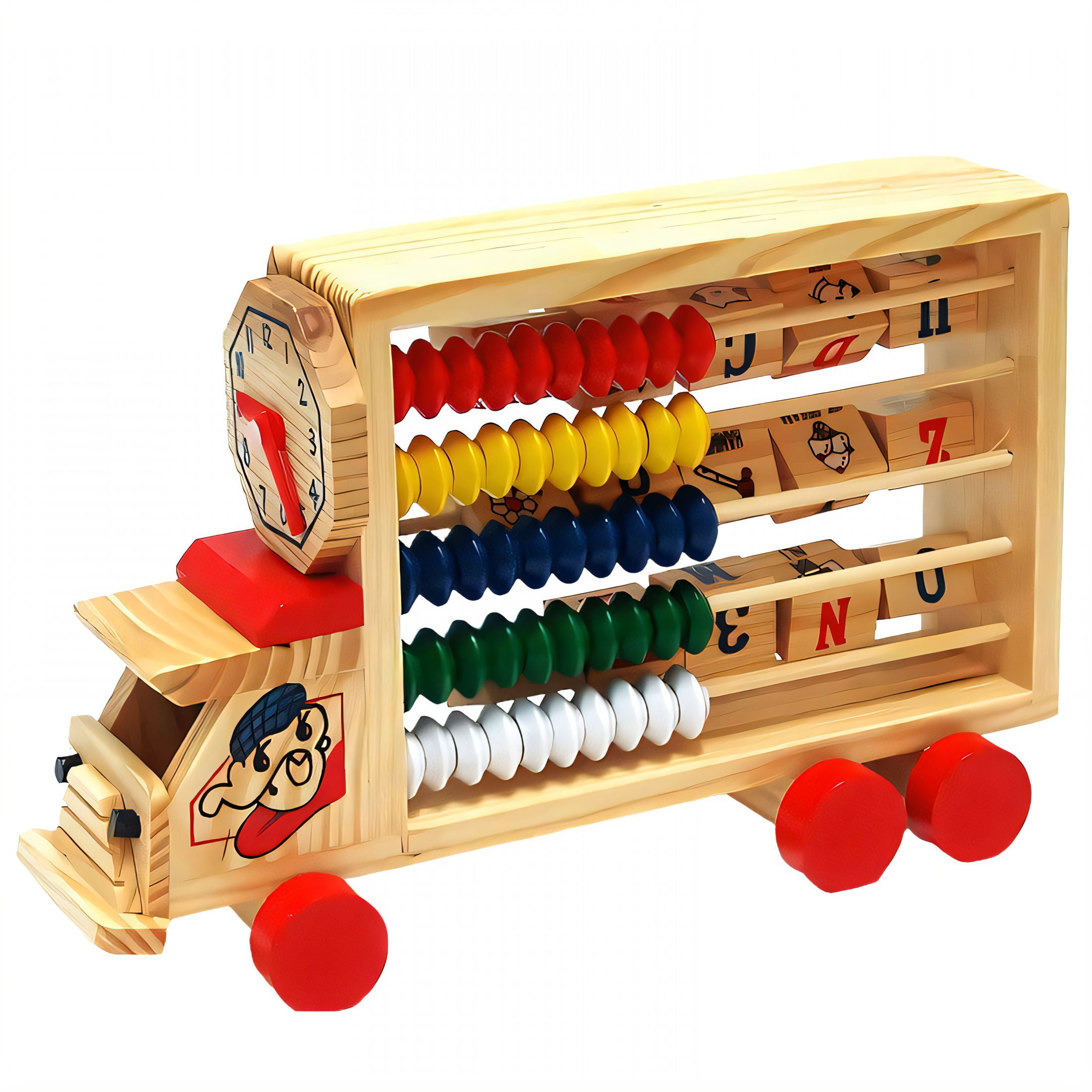 BESTSKY Abacus for Kids Math,Parent Bonding Wood Abacus for 4-6 Year ...