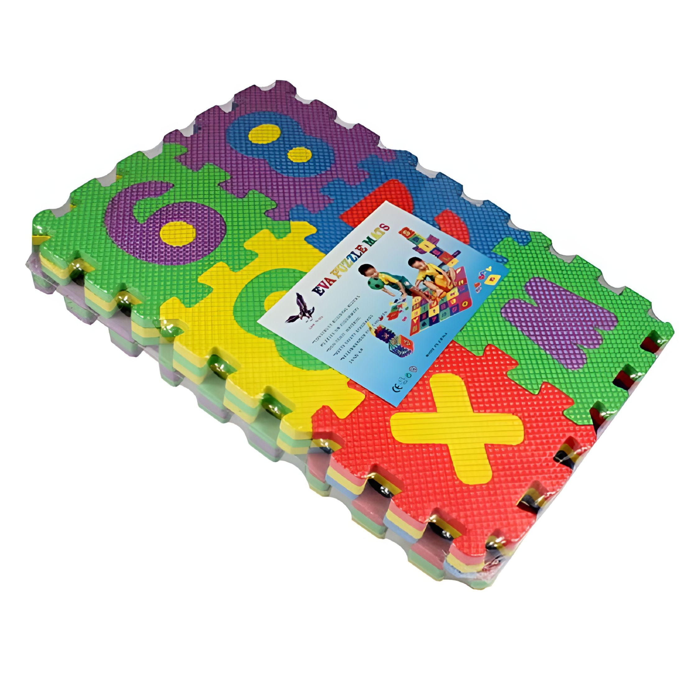 BESTSKY Alphabet and Numbers Foam Puzzle Play Mat,36 Tiles (Each Tile ...