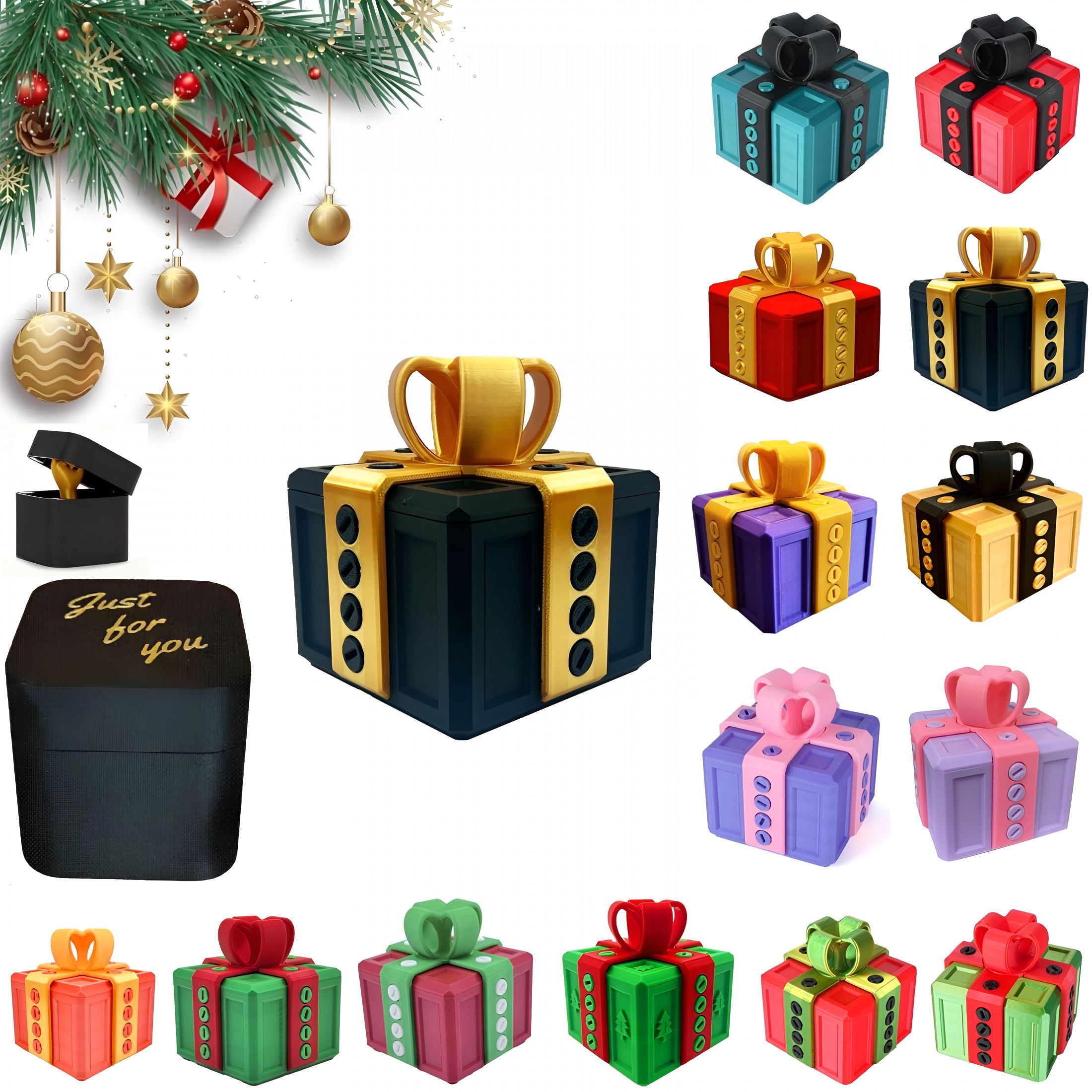 BESTSKY Annoying Gift Box, Includes Finger Boxes Inside, Prank Pop-up ...