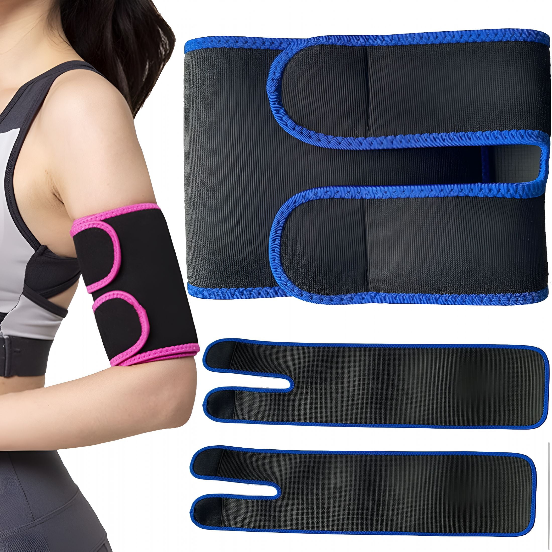 BESTSKY Arm Toning,Arm Trimmers,Sweat-Activating Arm Shaper Bands with ...