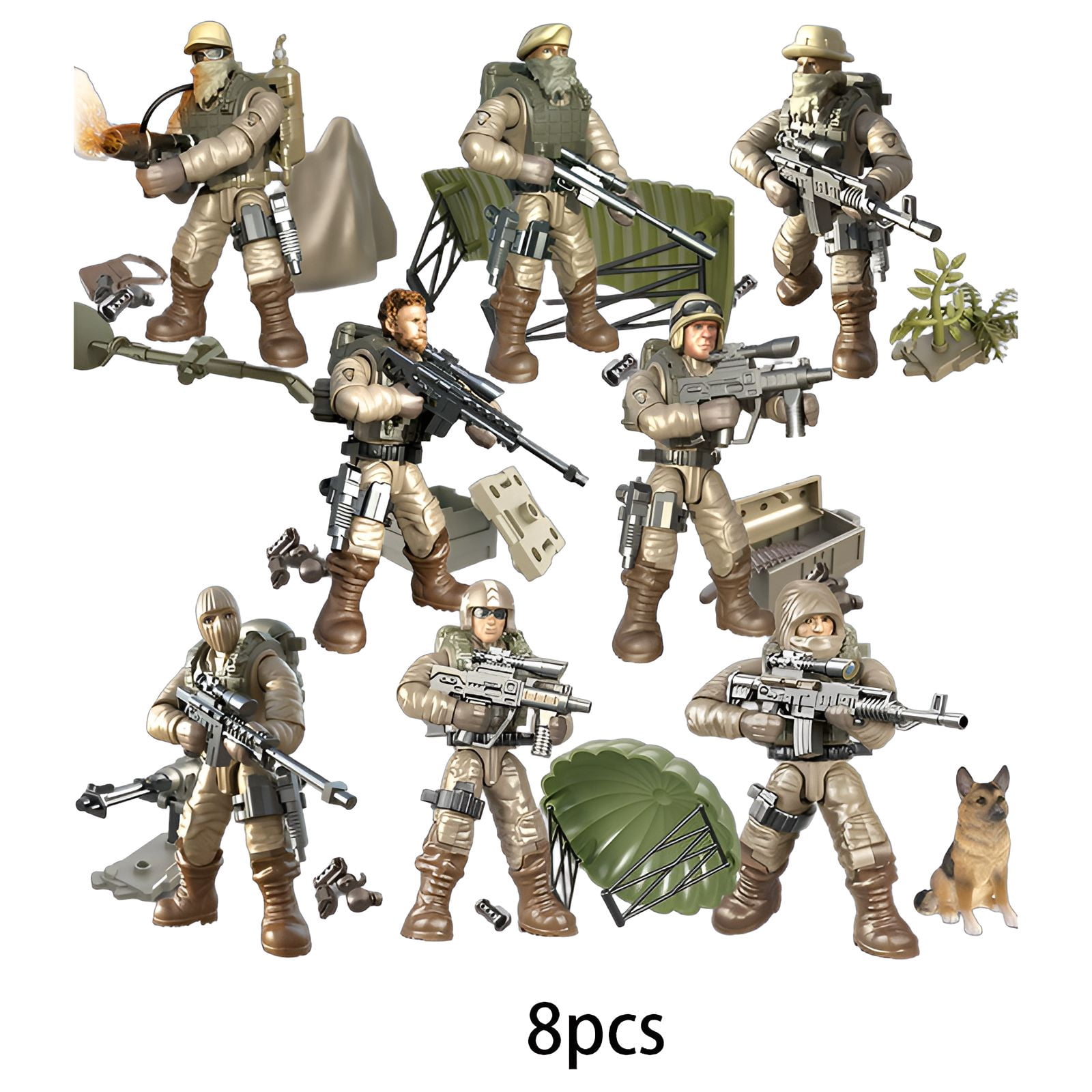 BESTSKY Army Men,Military Action Army Toys,Weapon Set Military Toys ...
