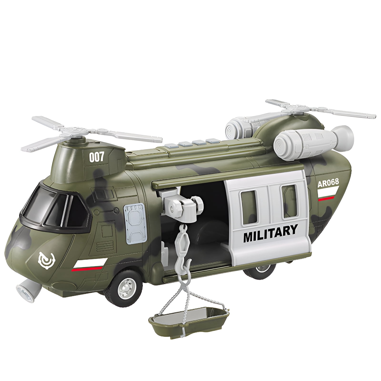BESTSKY Army Toys,Flashing Lights Diecast Model,Various Sounds ...