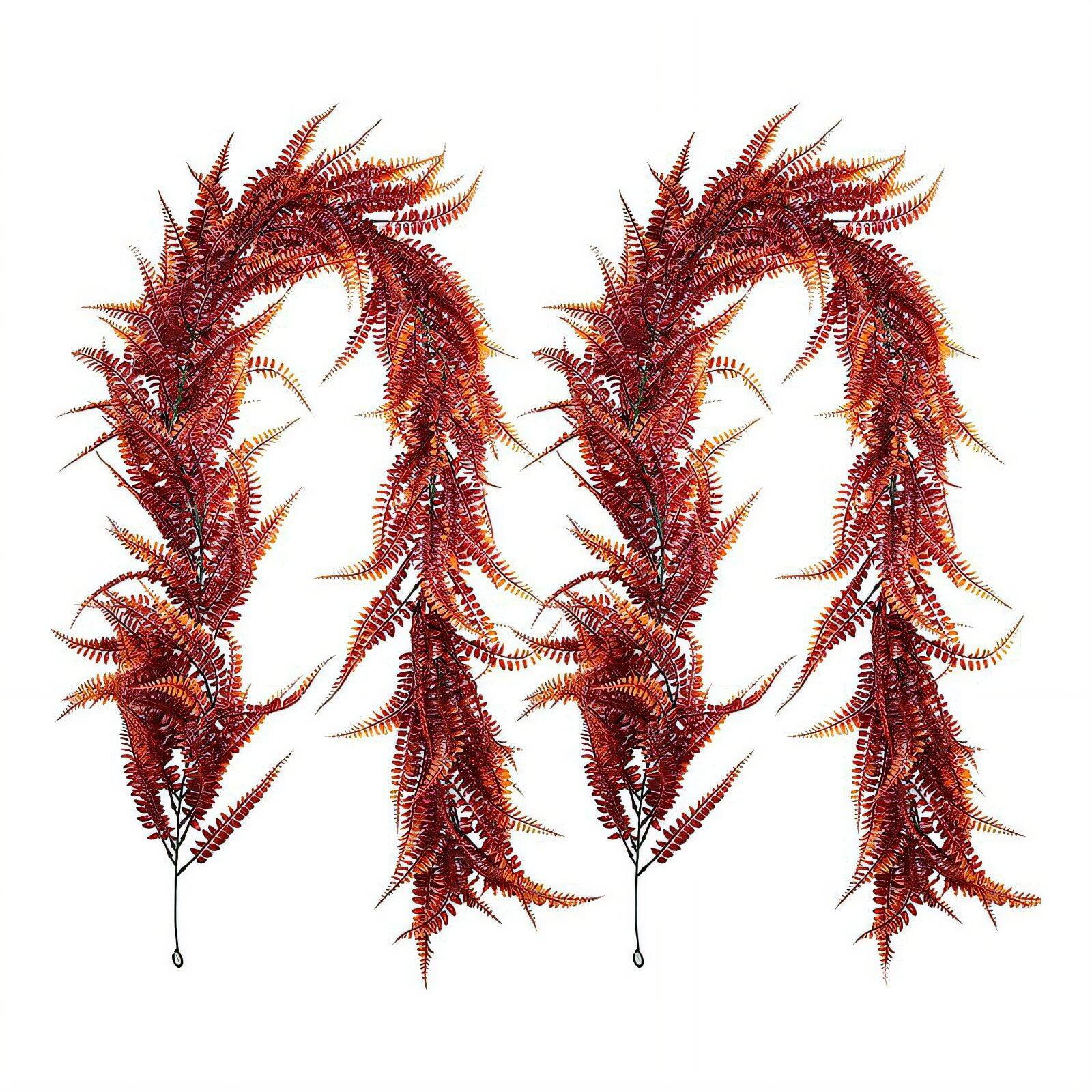 BESTSKY Artificial Plants Indoor Emulational Fake Leaves Freshness Fake ...