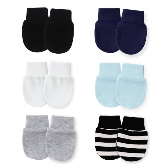 BESTSKY Baby Mittens All-Around Scratch Protection Baby Gloves Soft ...