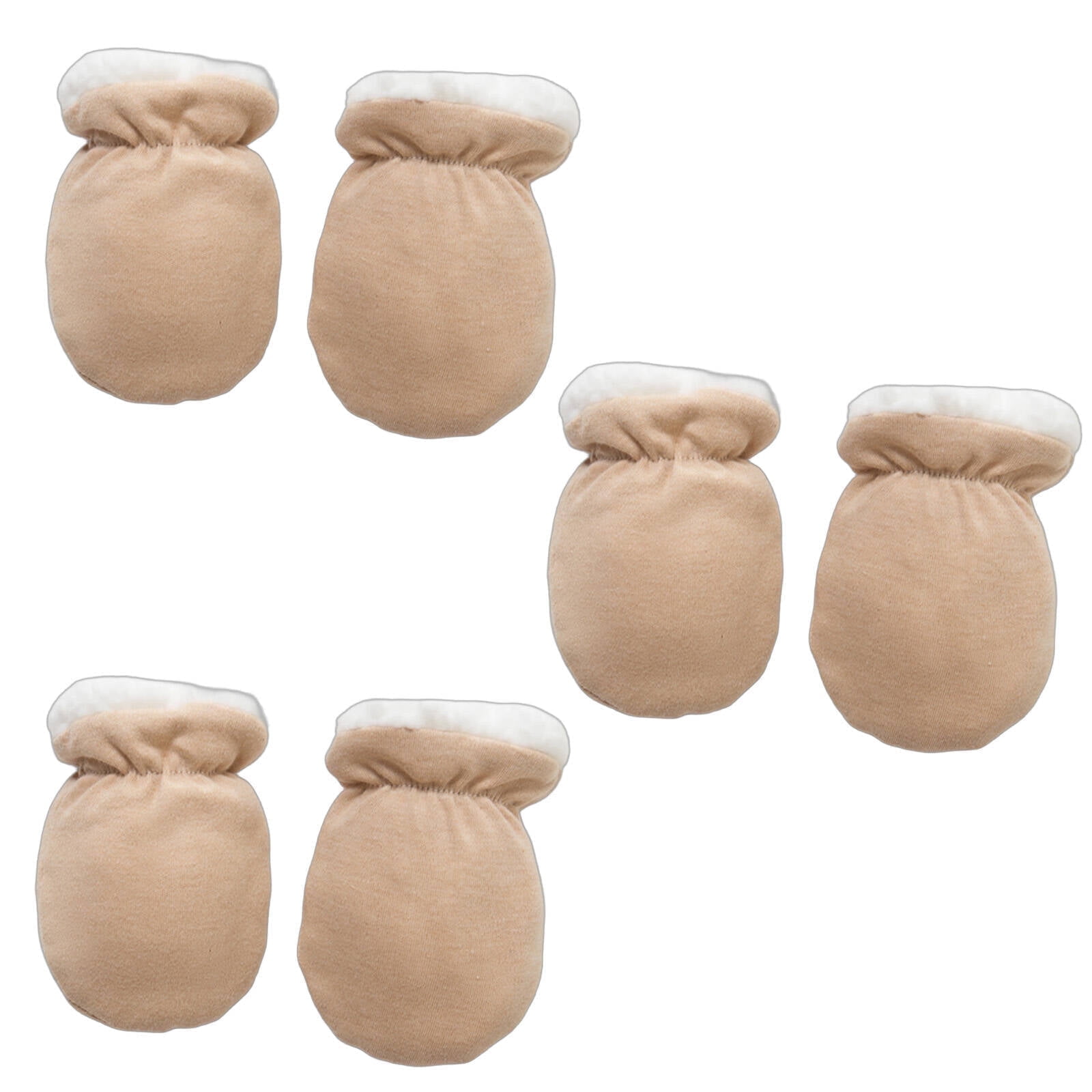 TELOLY Baby Mittens Gentle on Skin Cotton Baby Gloves Lamb Warmth ...