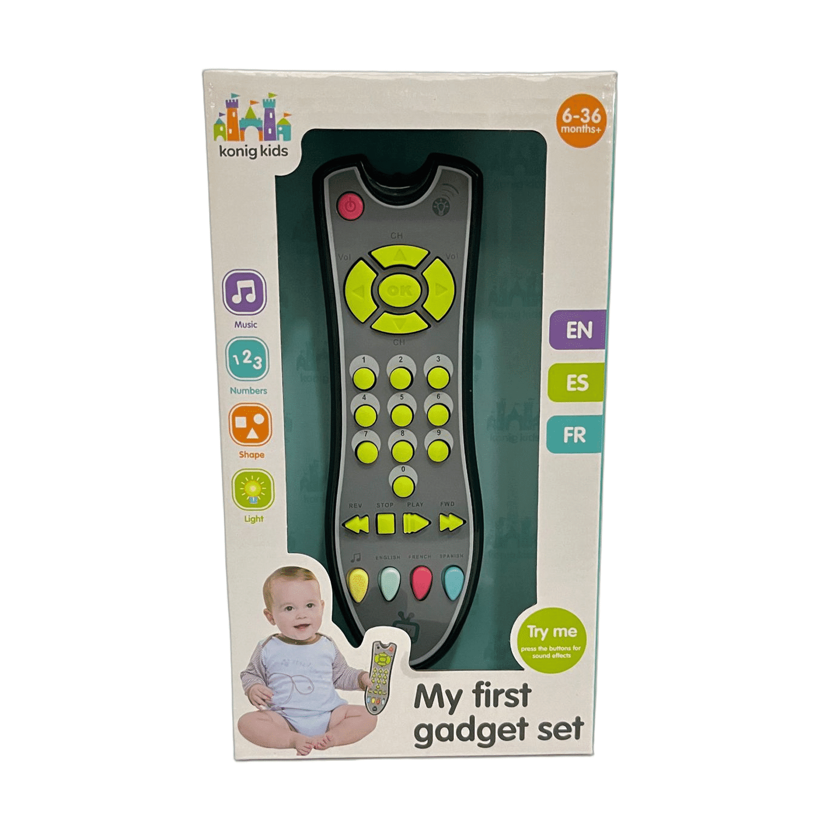 BESTSKY Baby Remote,Colorful Design Mouse Trap Game for Kids,24 Keys ...