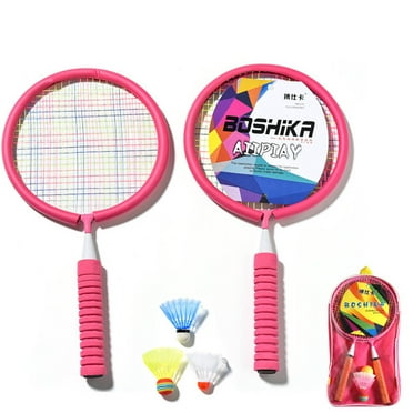 "Peaoy Badminton Set for Adults, 2 Lightweight Carbon Fiber Rackets, 3 ...