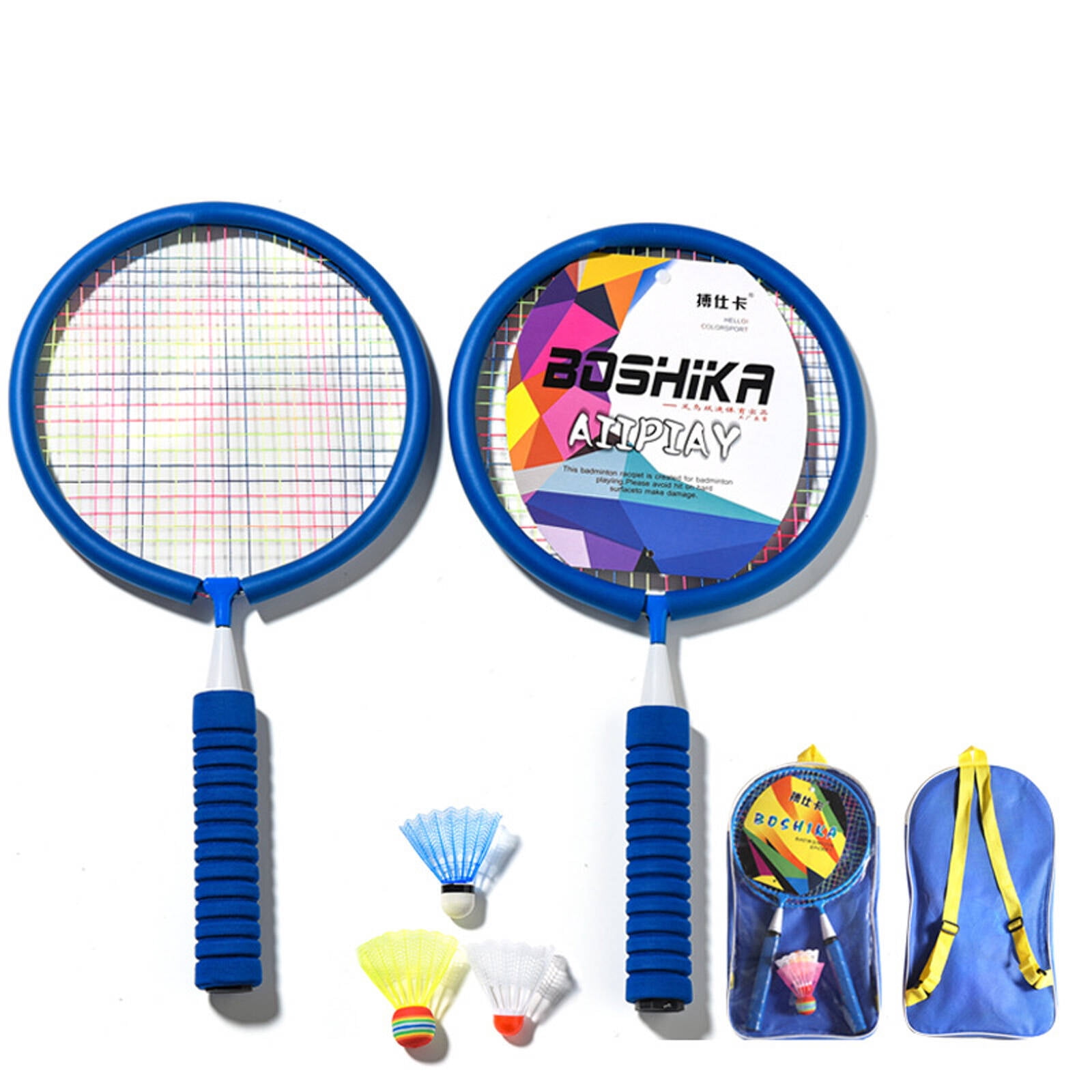 BESTSKY Badminton Set,Soft Foam Protection Badminton Net,Frame Edging ...