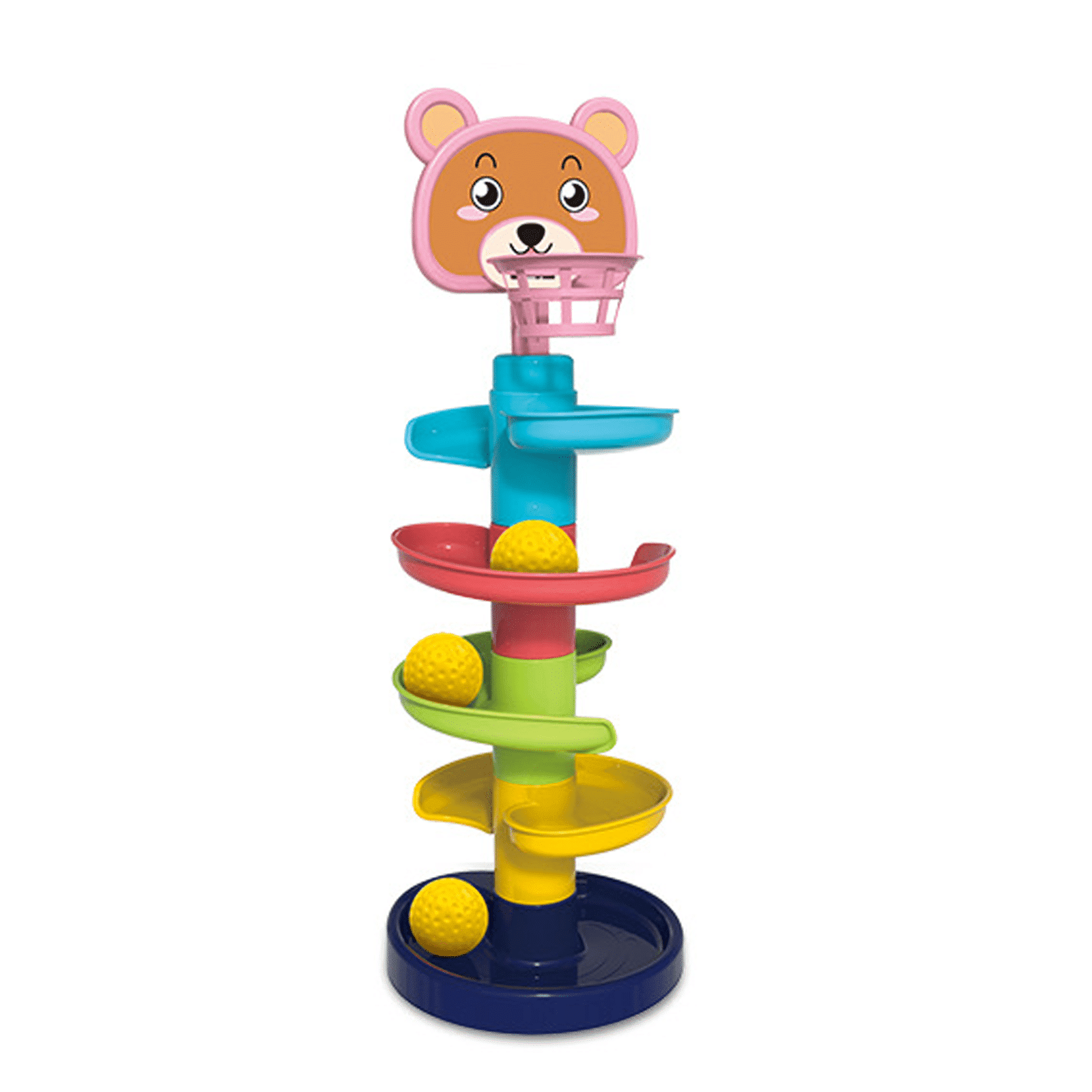 BESTSKY Ball Drop Toy,Approx 46.5cm Length 7 Layer Ball Drop Roll ...