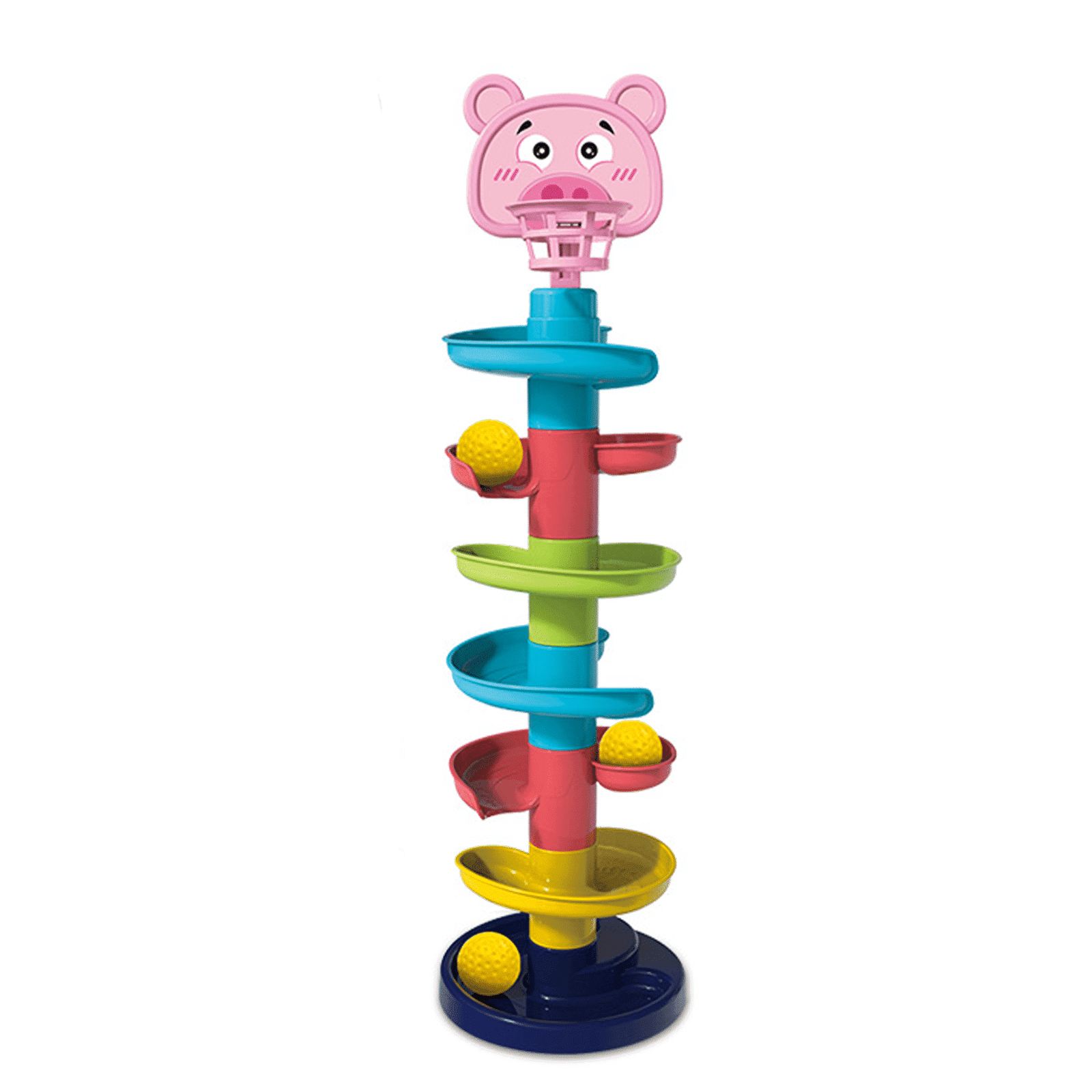BESTSKY Ball Drop Toy,Approx 46.5cm Length 7 Layer Ball Drop Roll ...