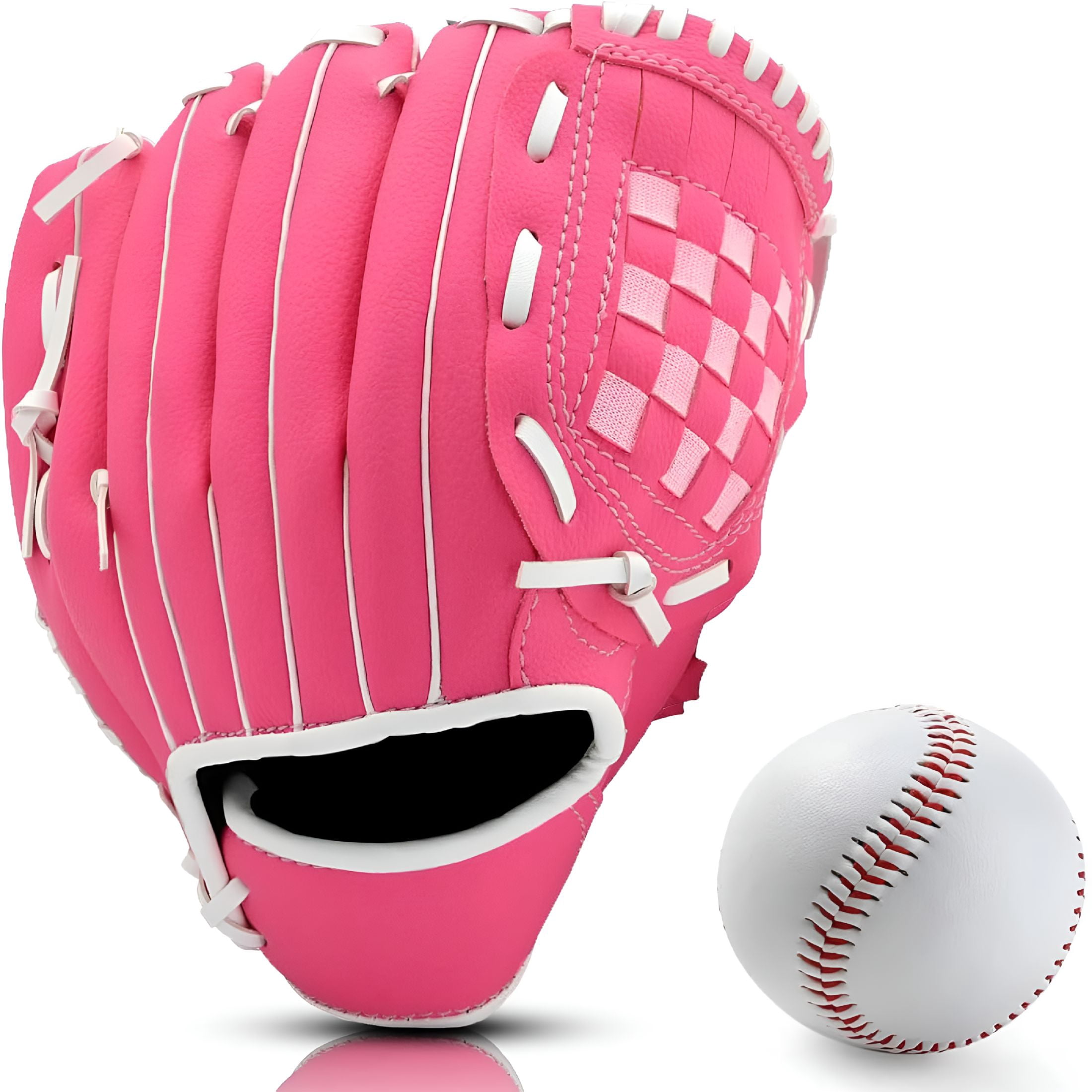 BESTSKY Baseball Glove,Baseball Softball Mitt with Ball for Kids,Youth ...