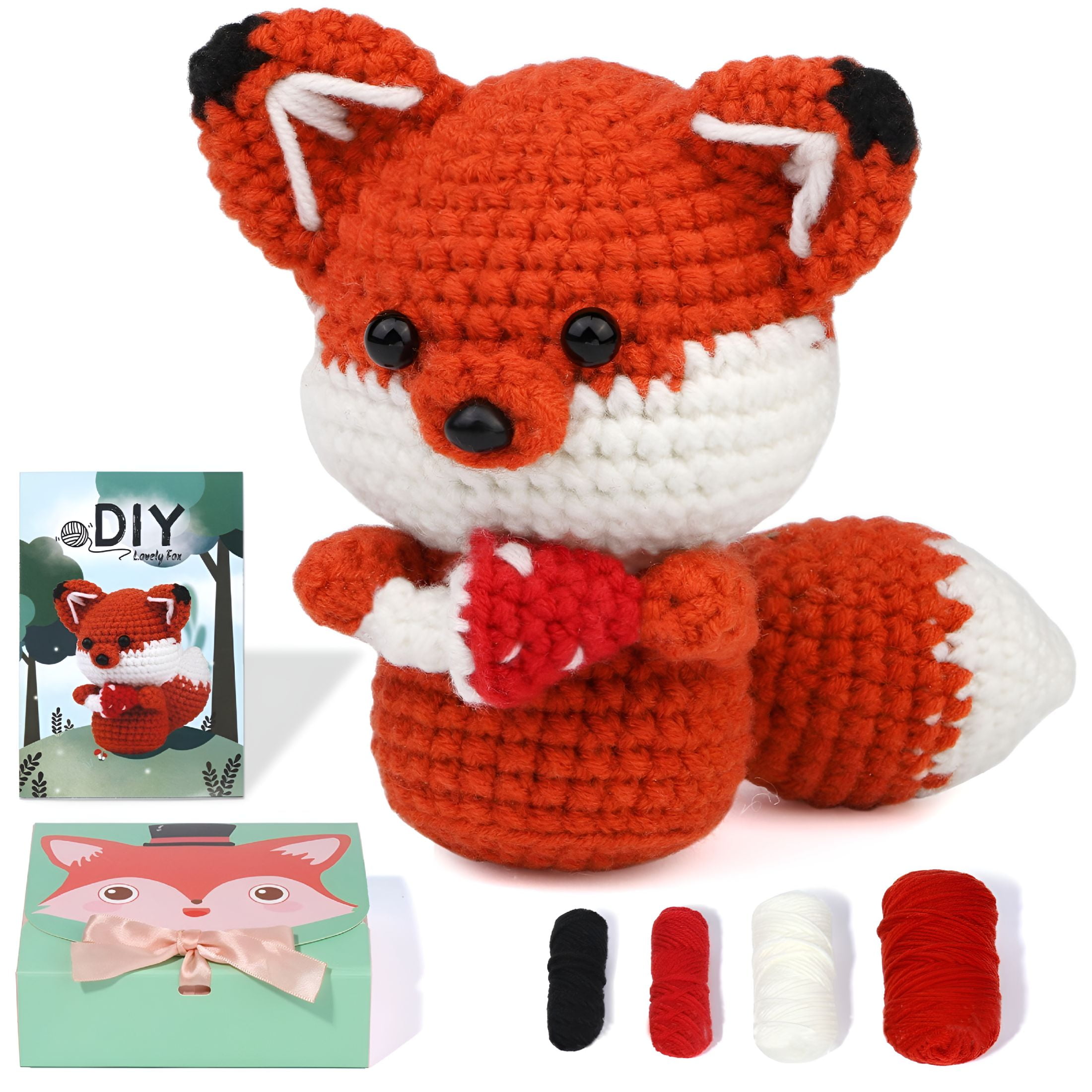 BESTSKY Beginner Crochet Kit,Complete Crochet Kit with Step-by-Step ...