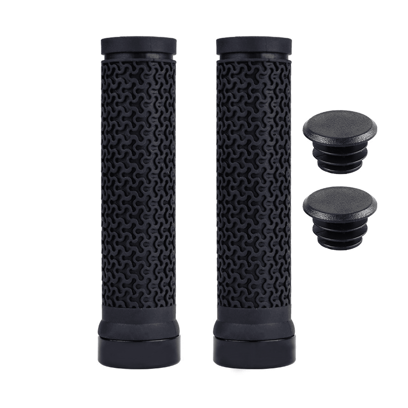 BESTSKY Bike Handlebar Grips,131mm Single-Sided Locking with Aluminum ...