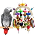 BESTSKY Bird Toys-Natural Corncob Wood&Mango Chew Toys for African Grey ...