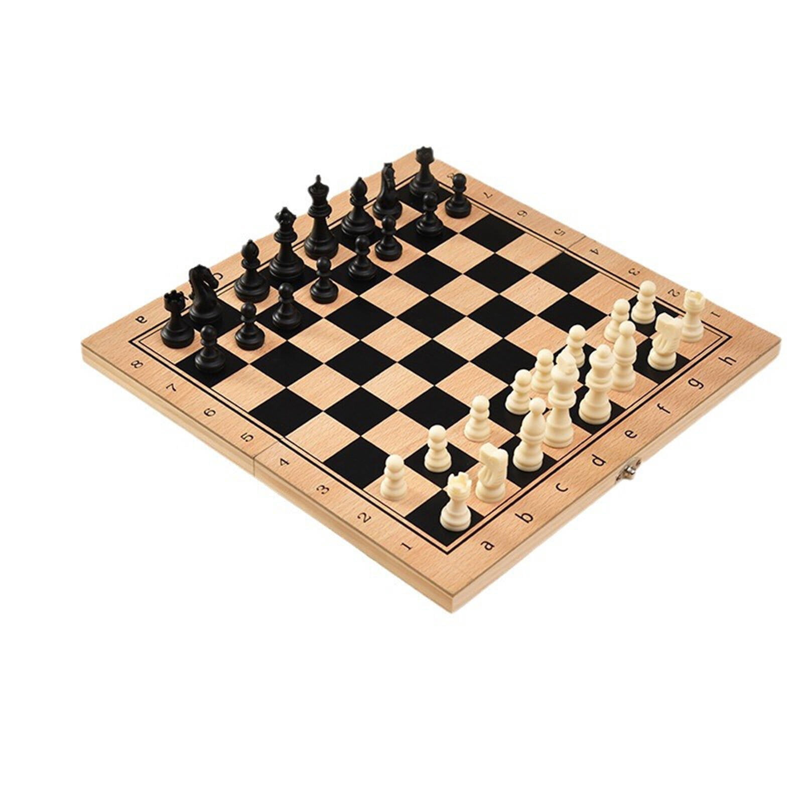 BESTSKY Board Games Foldable Design Checkers Board Game Suitable for ...