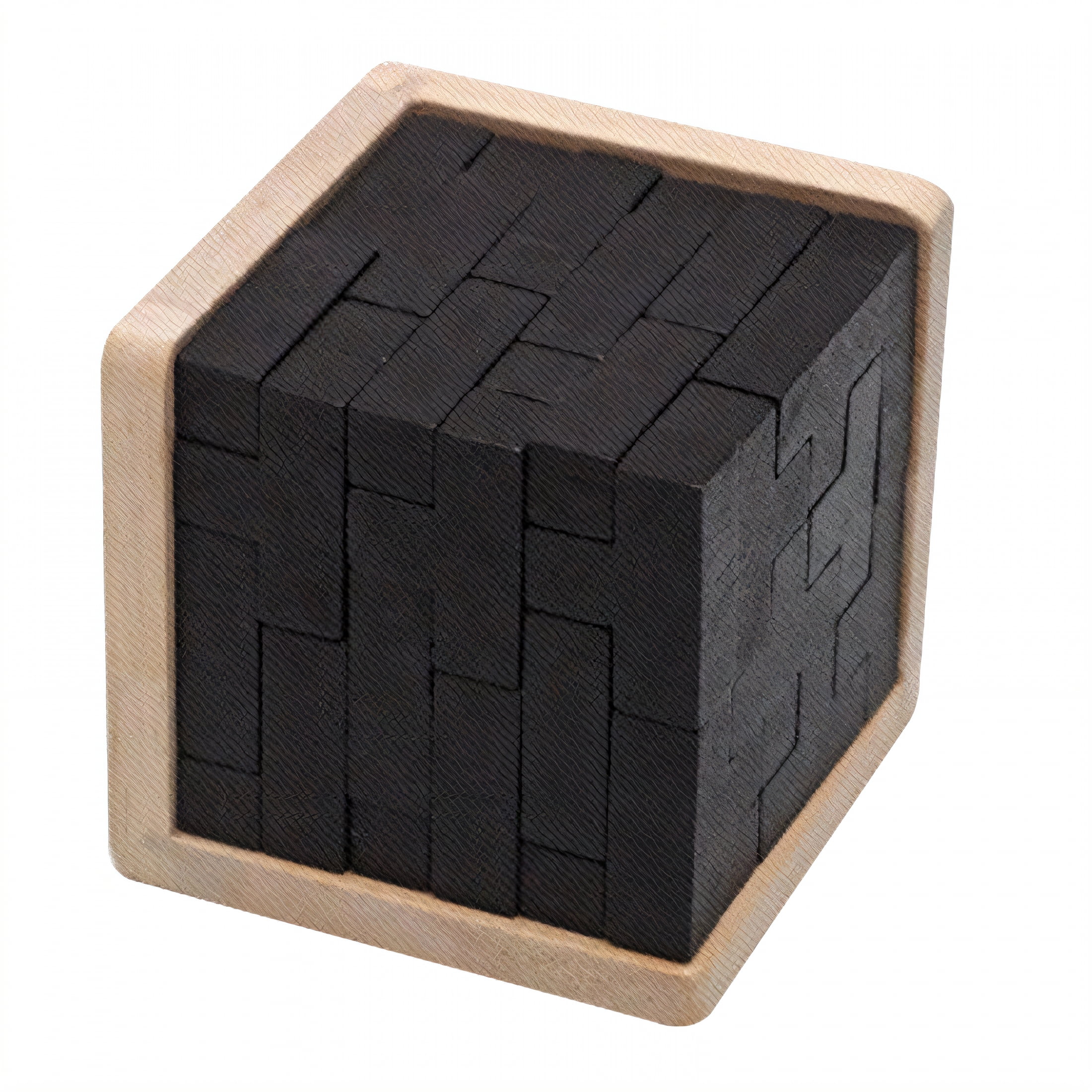 BESTSKY Brain Teaser Puzzle Cube,Crack-Resistant Educational Toy,Artisan Craftsmanship Wooden ...