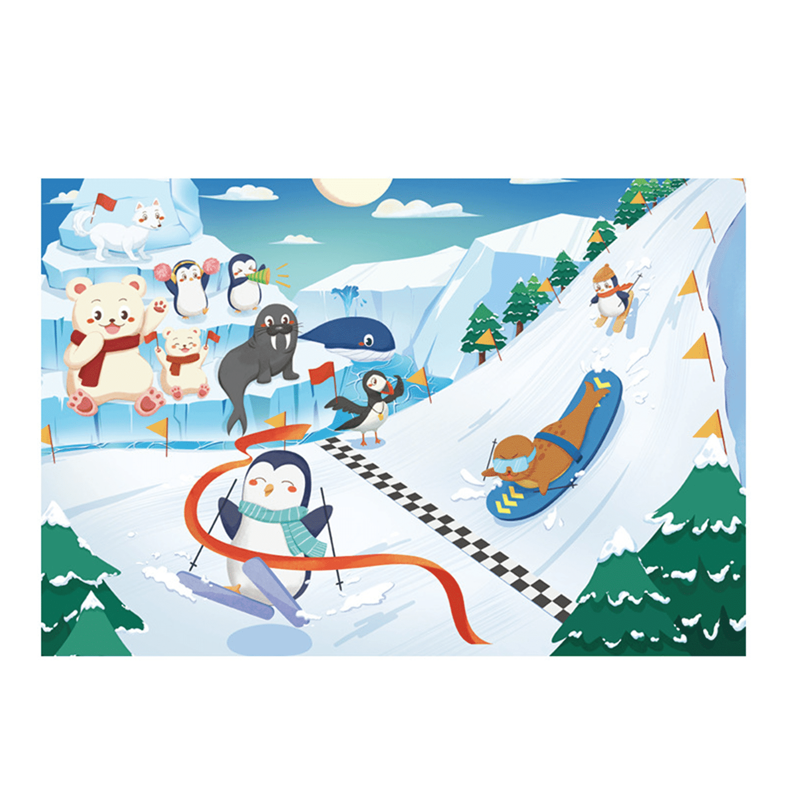 BESTSKY Brain Teaser Toys,Back Partition Animal Puzzle,Large Puzzle ...