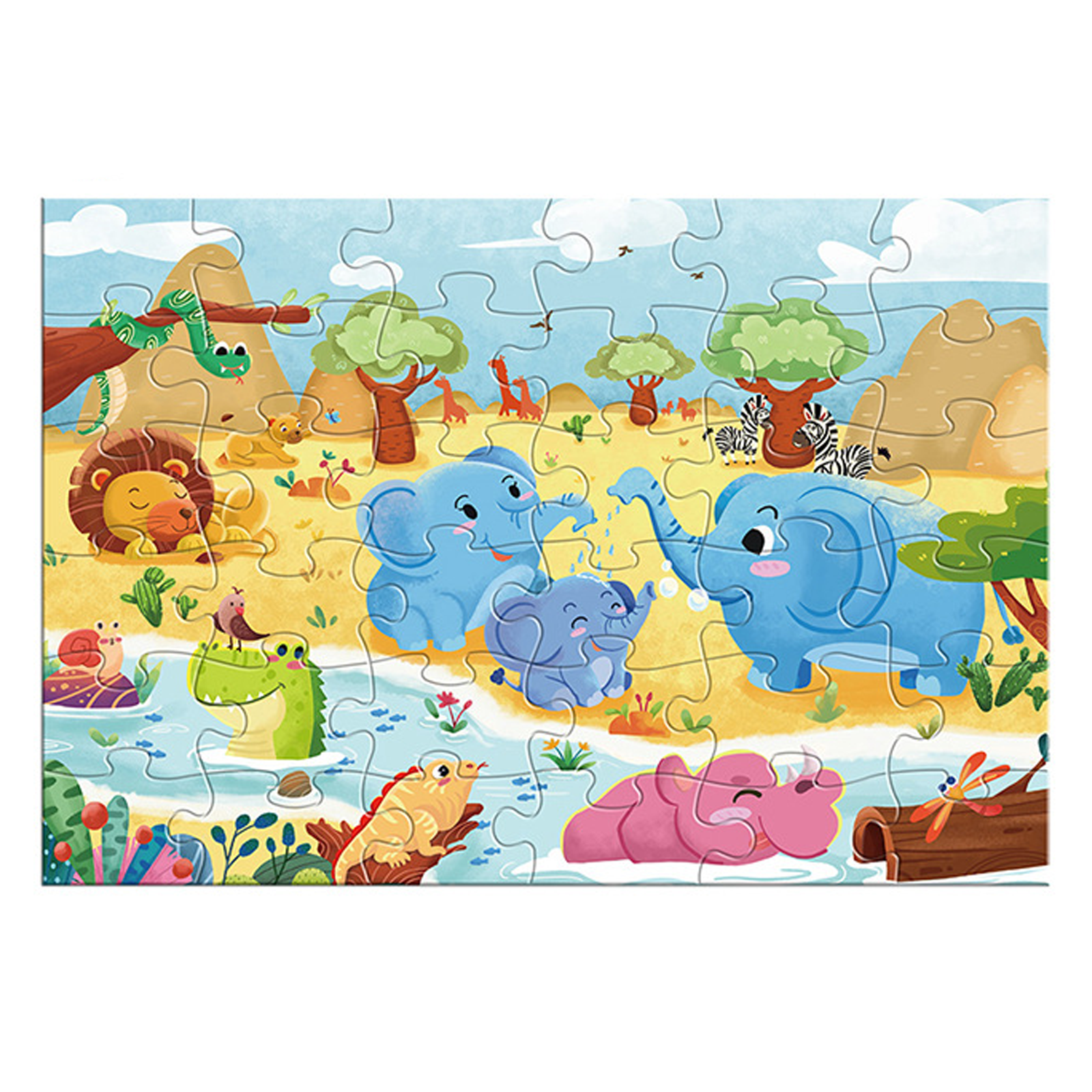 BESTSKY Brain Teaser Toys,Handle Design Preschool Peg Toy,Large Puzzle ...