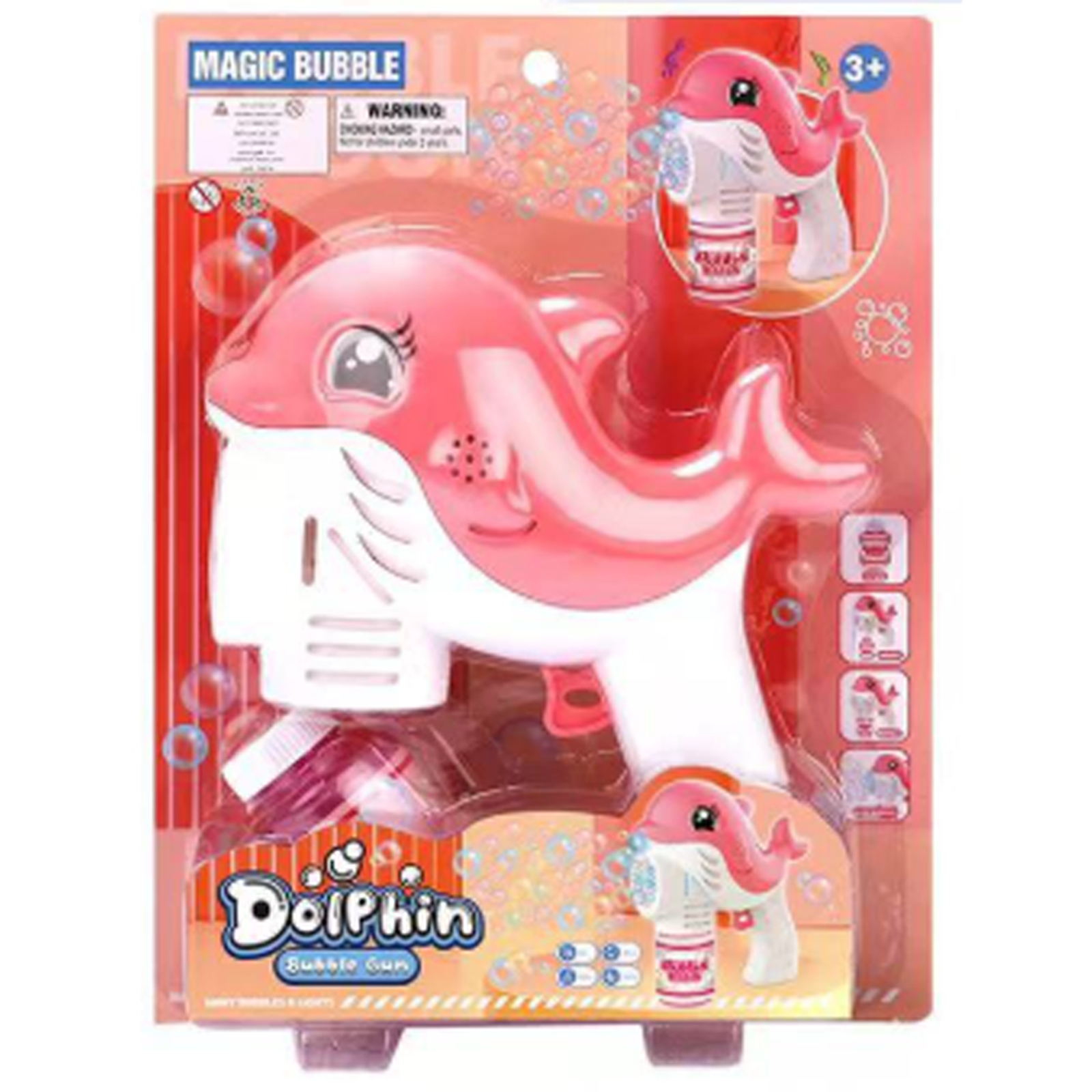 BESTSKY Bubble Machine 10 Hole Plastic Fully Automatic Cartoon Bubble ...