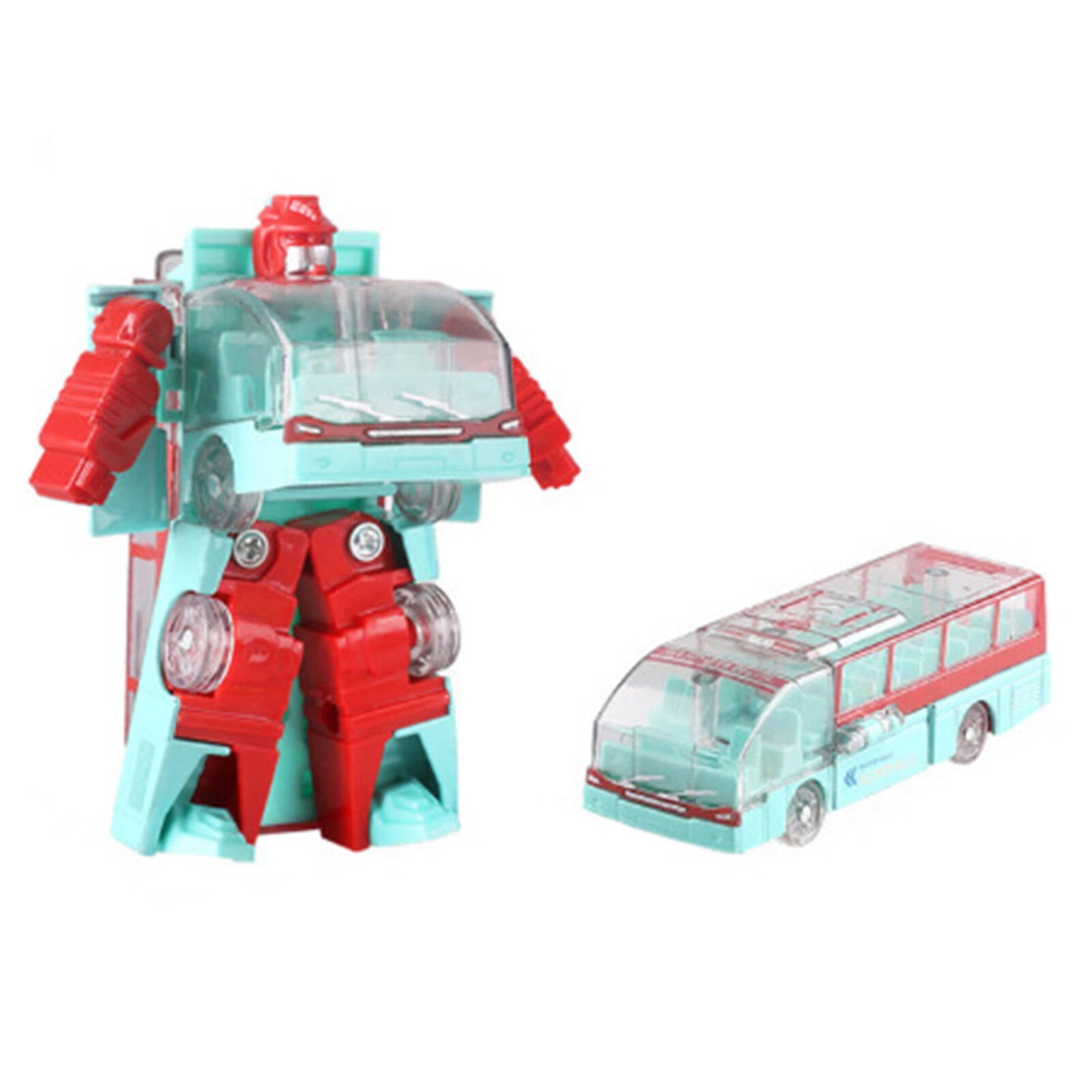 BESTSKY Bus Transform Robot Kids Toys Cute Shape Building Toddler Toys ...