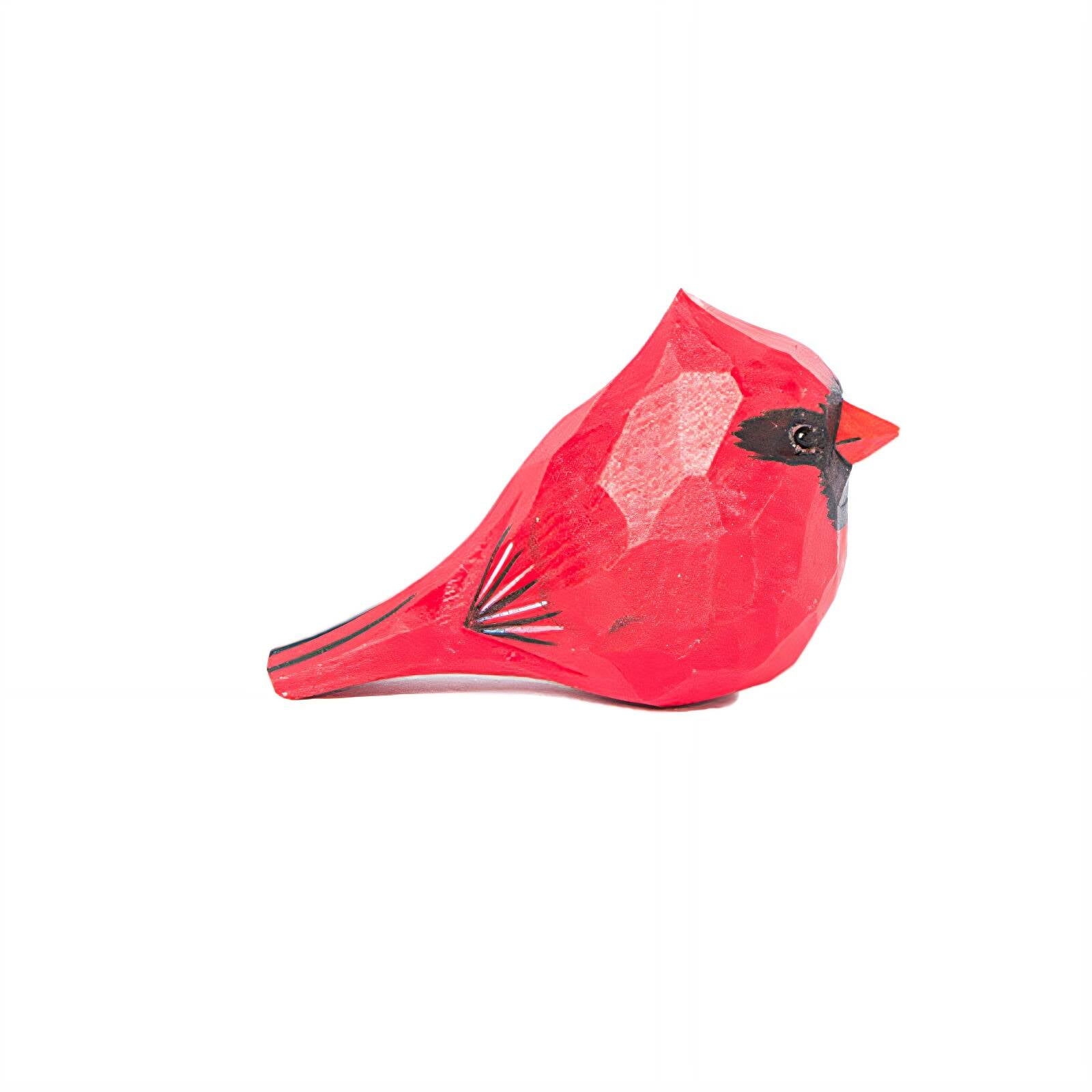 BESTSKY Cardinal Bird Wooden,Handcrafted Carving Cardinal Bird Statue ...