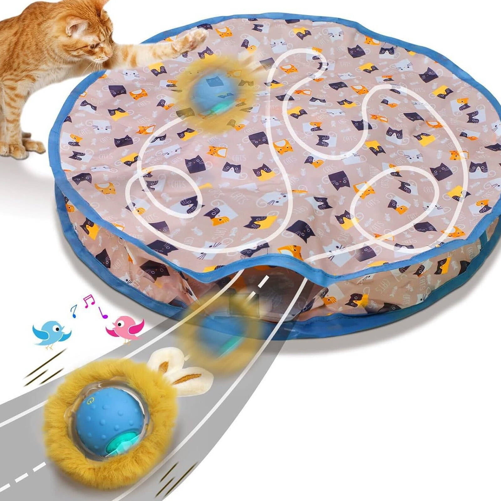 BESTSKY Cat Enrichment,Interactive Smart Cat Puzzle Toy,Cat Enrichment ...