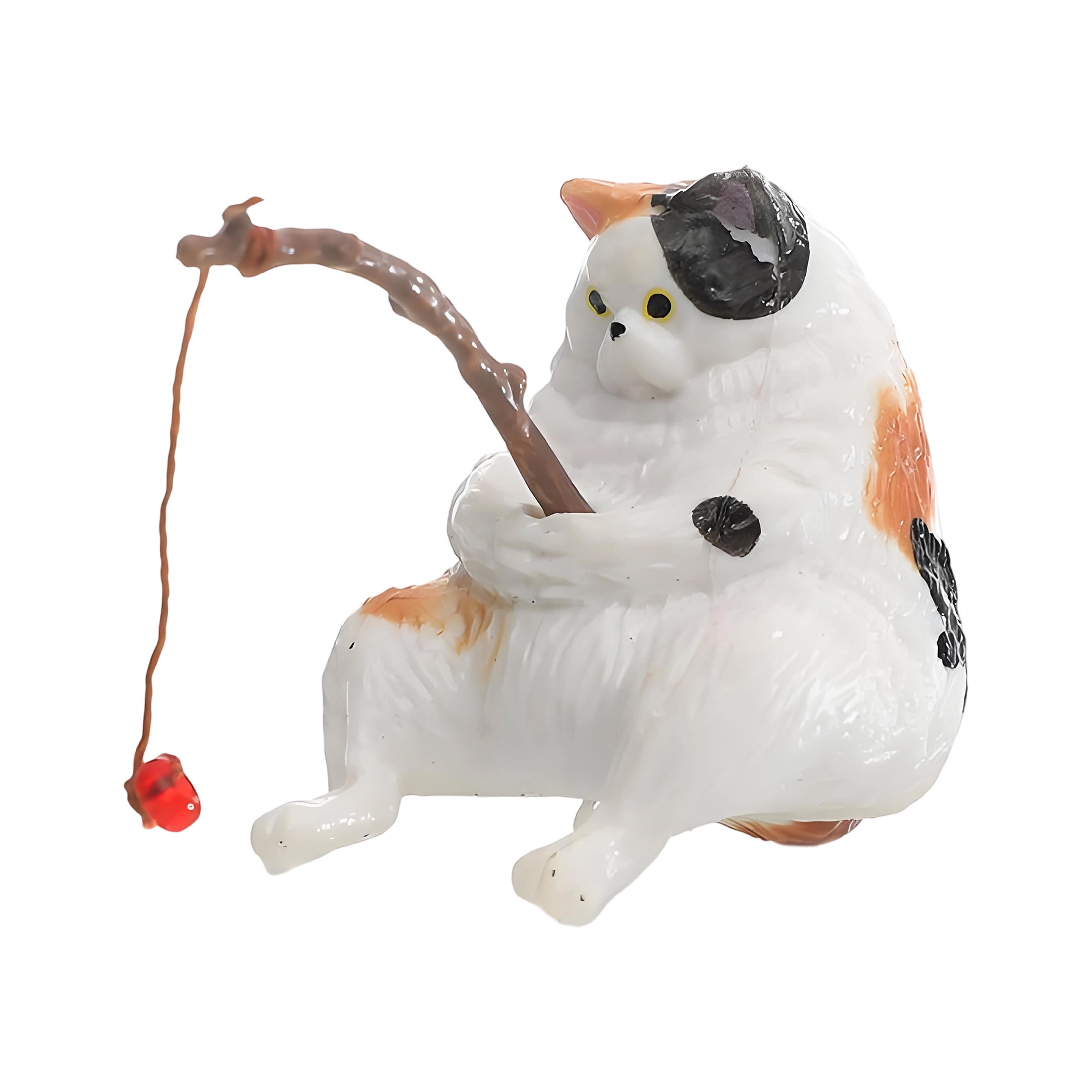 BESTSKY Cat Figurines,Charming Miniature Cat Cat Decor,Realistic Pose ...