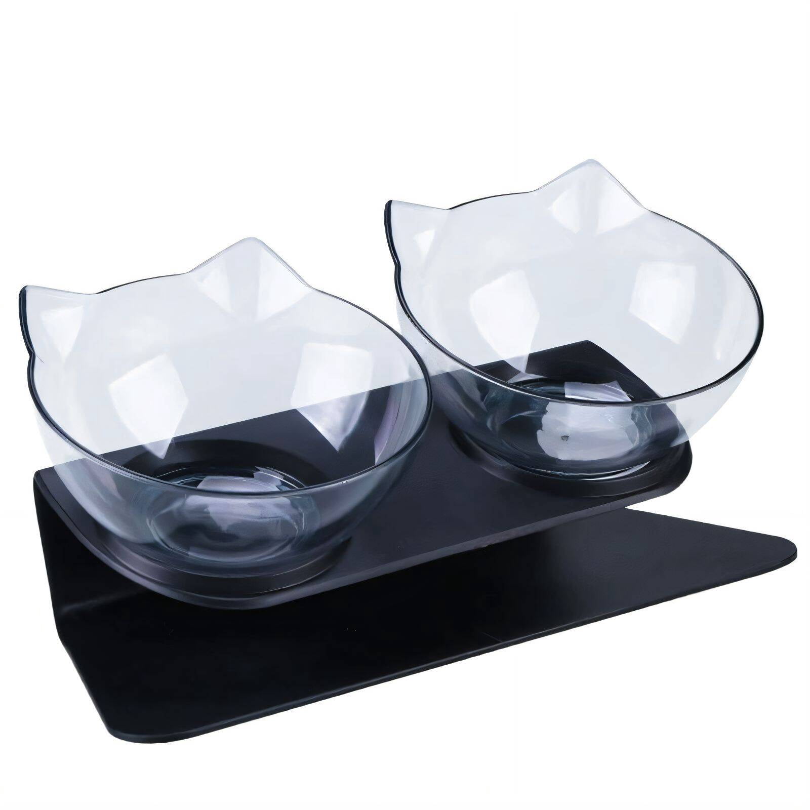BESTSKY Cat Food Bowl,15-Degree Tilt Design for Neck Protection Cat ...
