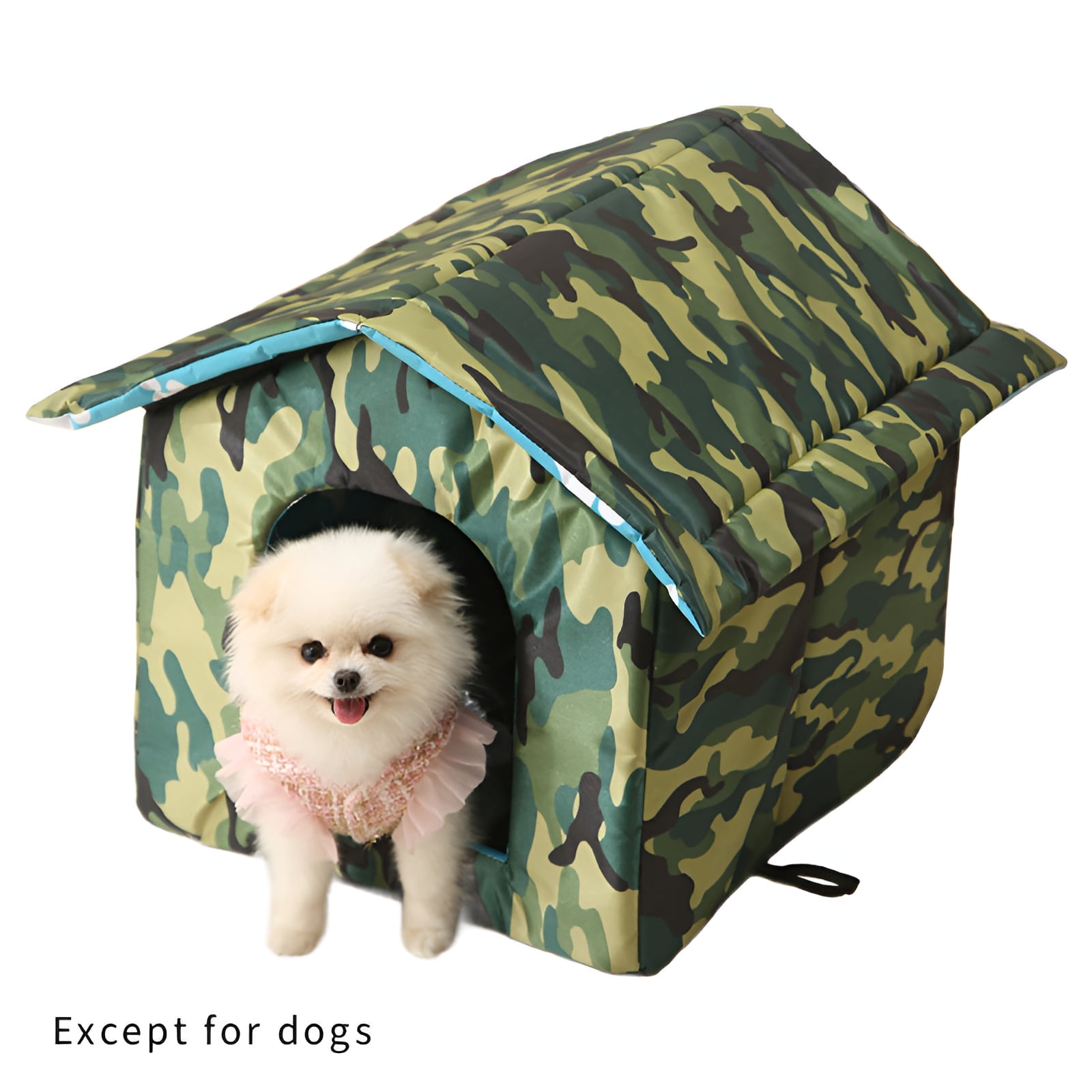 BESTSKY Cat House,Stable Structure Heated Cat House,Weather-Resistant ...