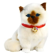 BESTSKY Cat Stuffed Animal,Interactive Kitty Stuffed Animal Cat ...