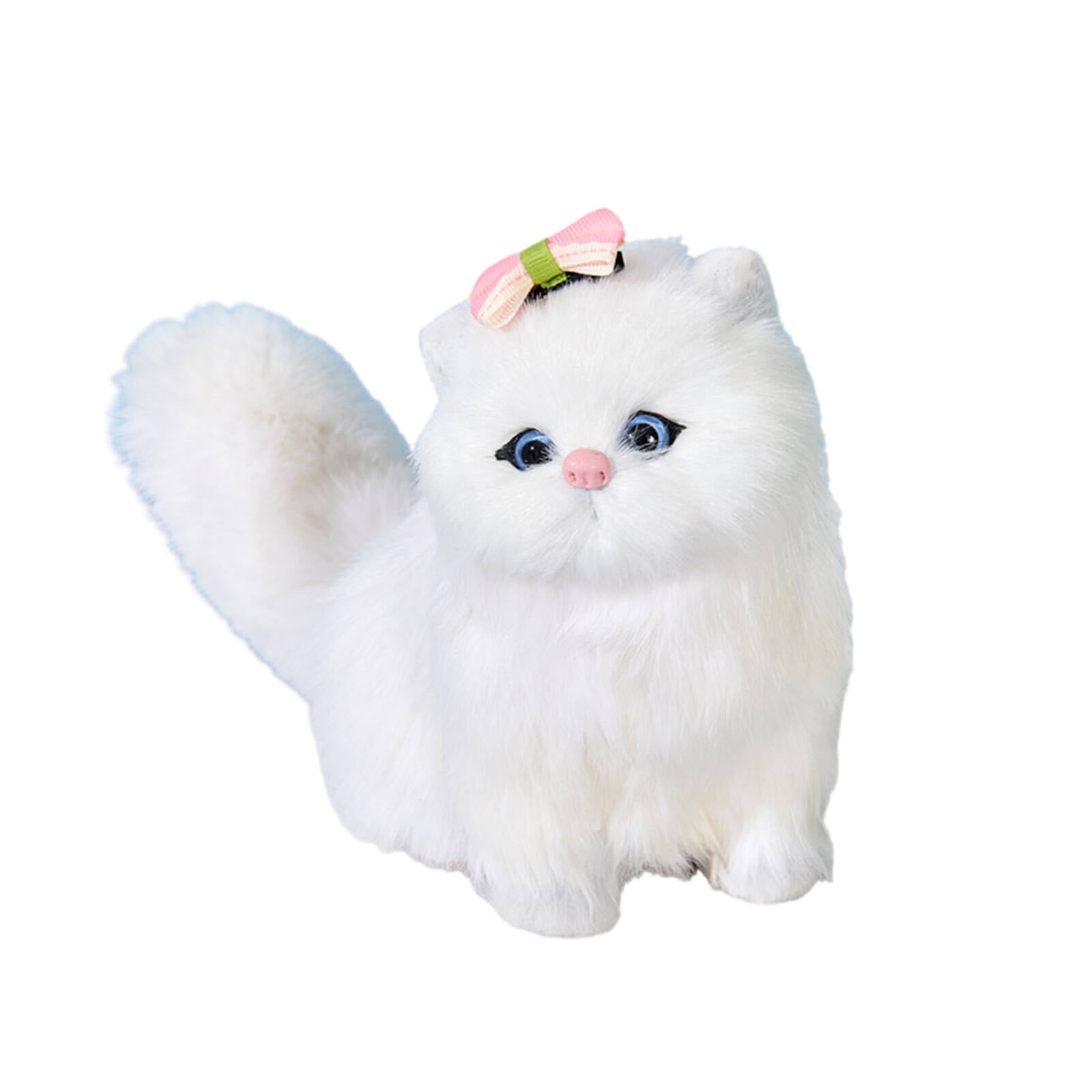BESTSKY Cat Stuffed Animal,Soft Fabric Stuffed Animal Cat,Lifelike ...