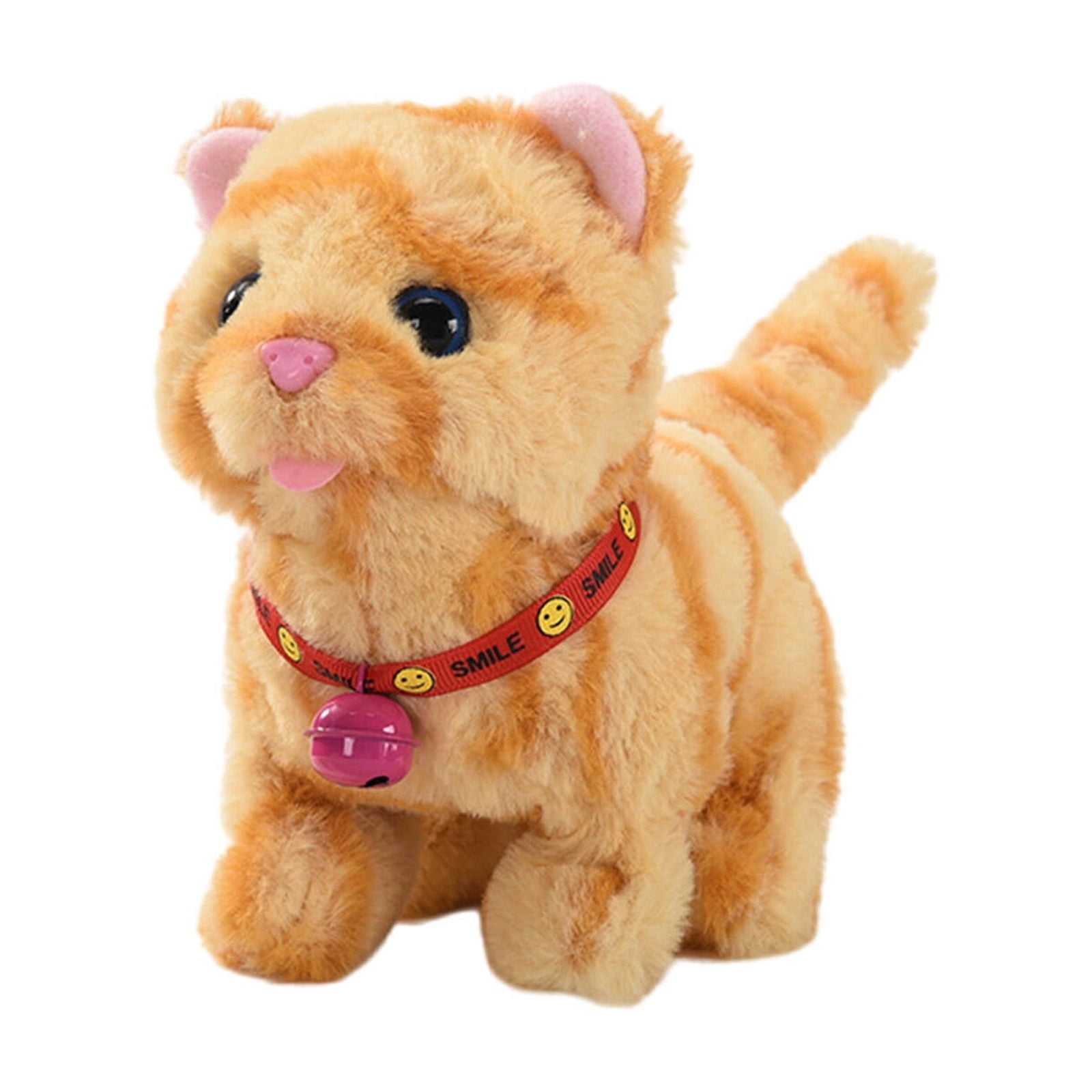 BESTSKY Cat Stuffed Animal,Soft Fur Stuffed Cat,Cute Features ...