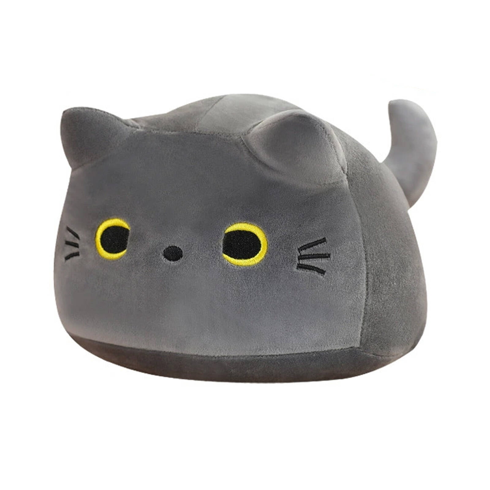 BESTSKY Cat Stuffy Black Cat Plush Toy Funny Stuff Cat Pillow Weighted ...